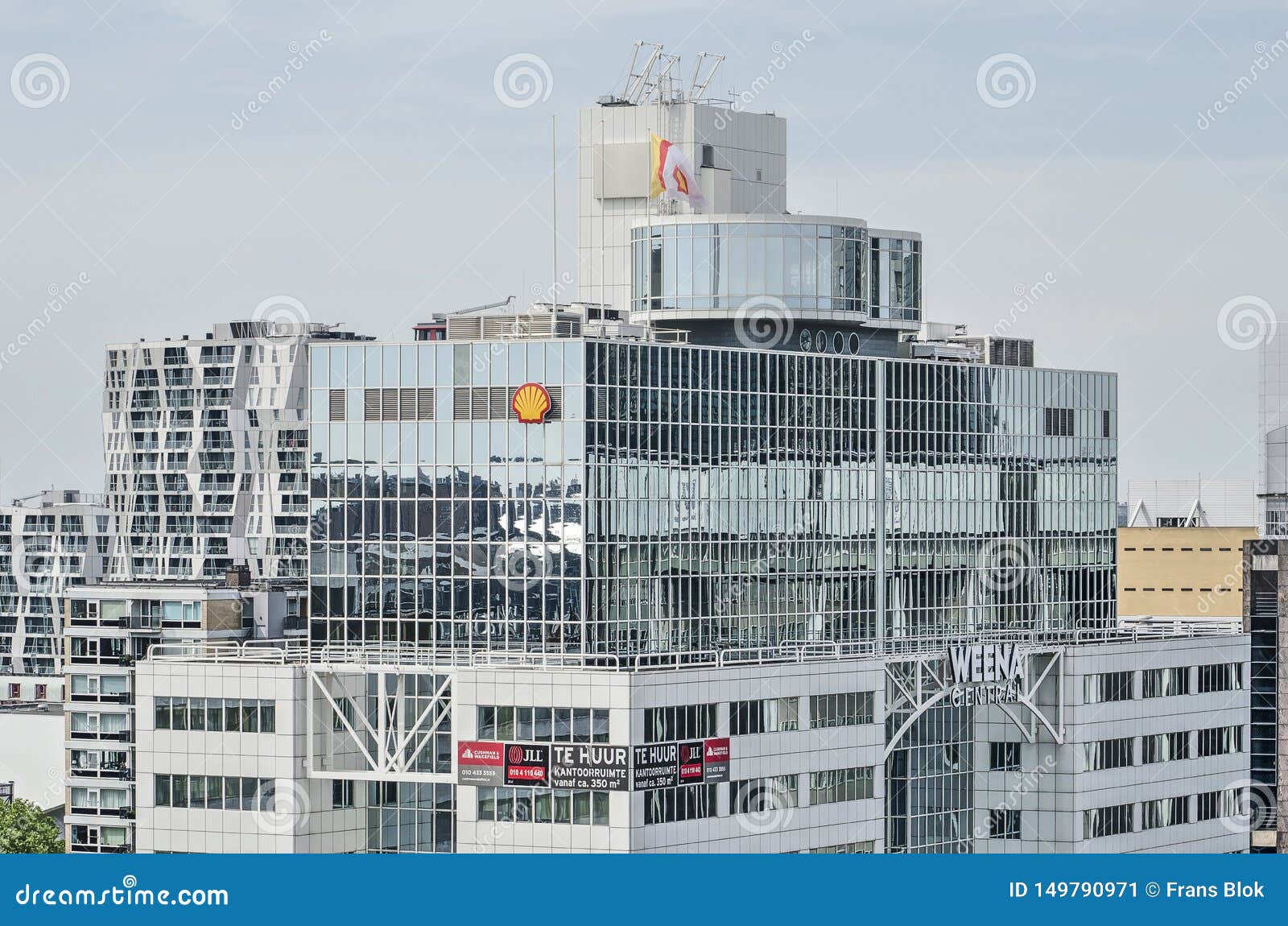 Shell Office Building in Rotterdam Editorial Photo - Image of dutch ...