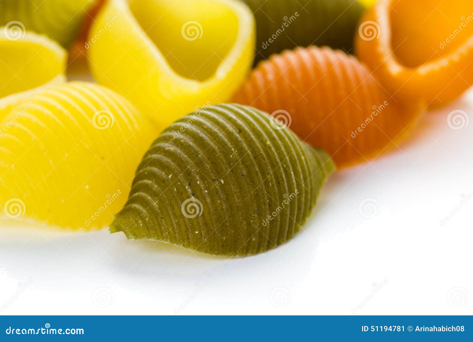 Shell pasta stock image. Image of multicolor, color, italian - 51194781