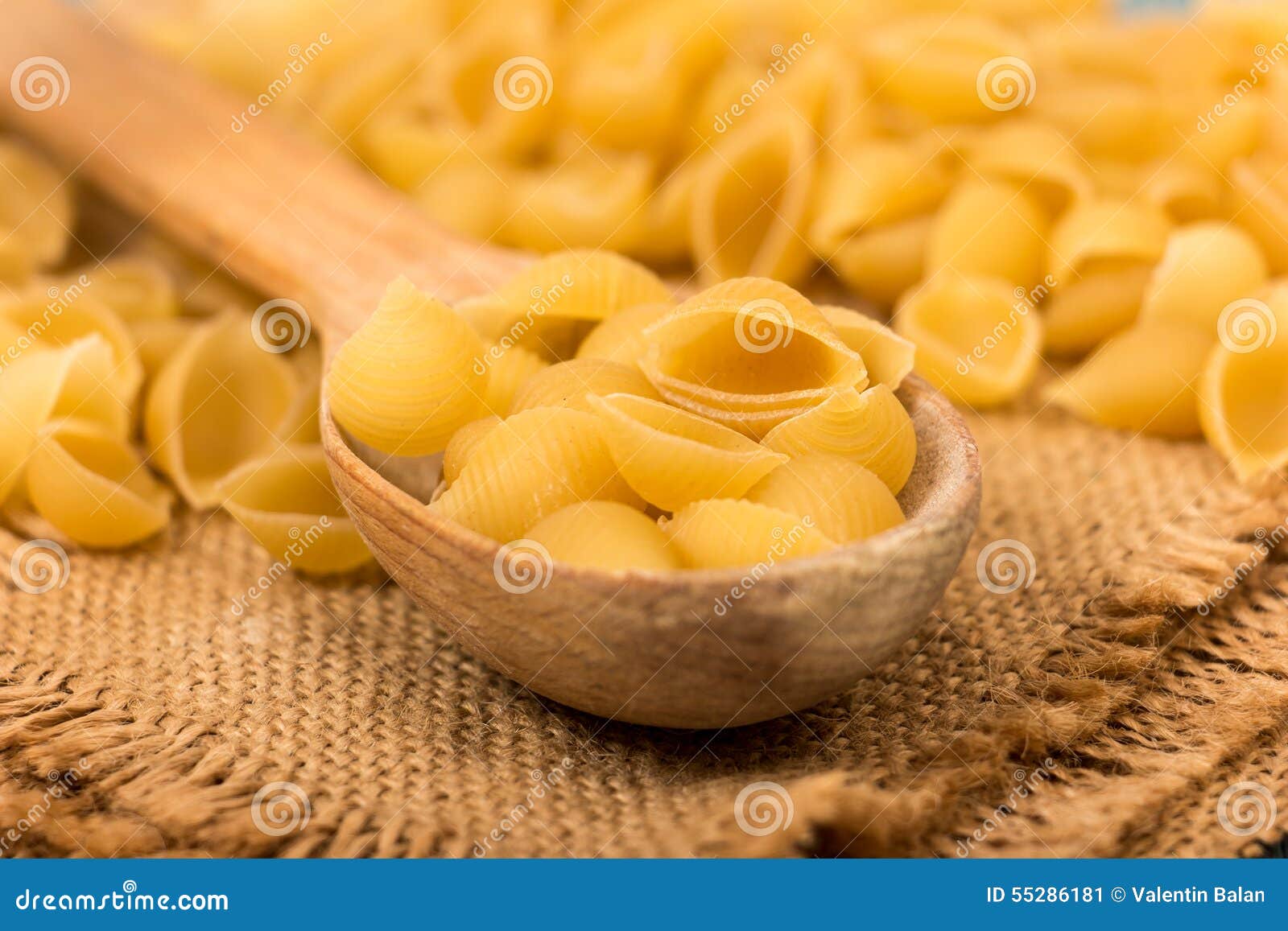 Shell pasta stock image. Image of closeup, ingredient - 55286181
