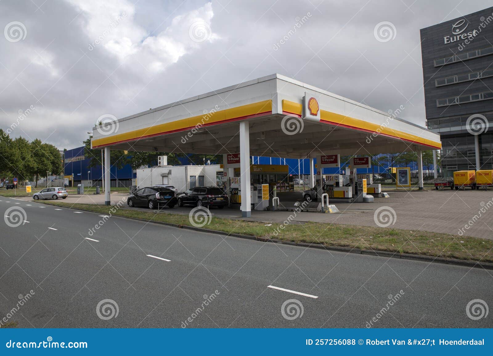 Shell Pump Station at Amsterdam the Netherlands 9-9-2022 Editorial ...