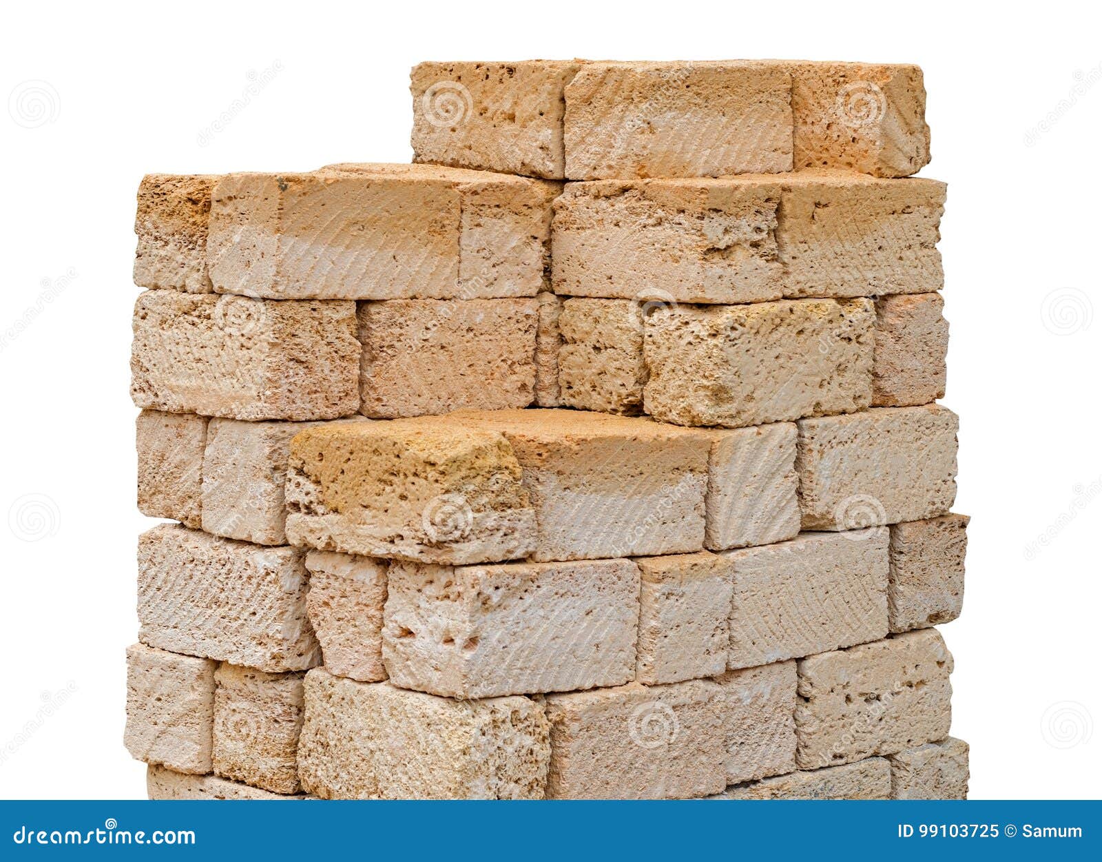 Shell Rock Material Isolated on White Stock Image - Image of ancient ...