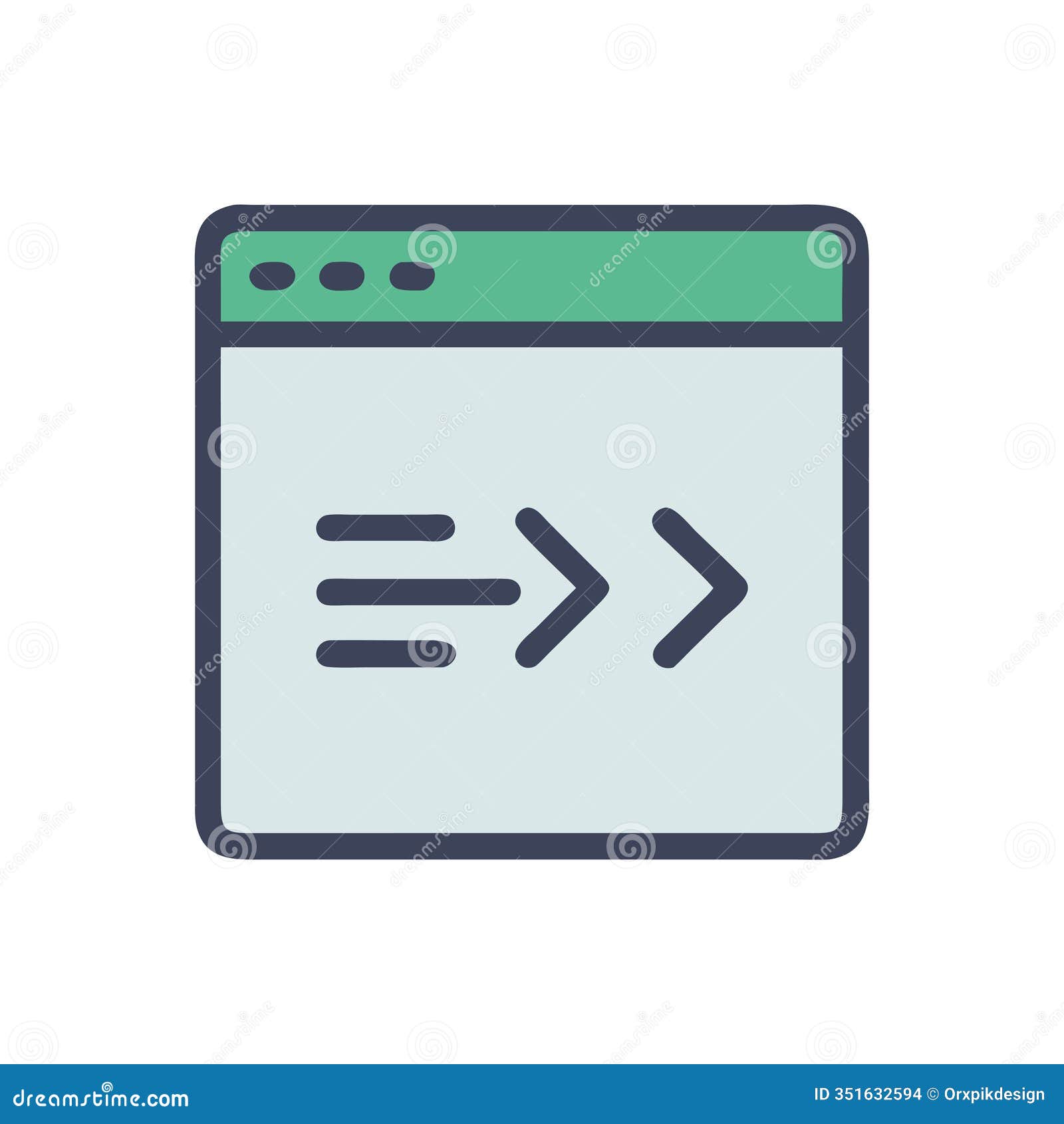 Shell Script Icon for Automation Tasks Stock Illustration ...