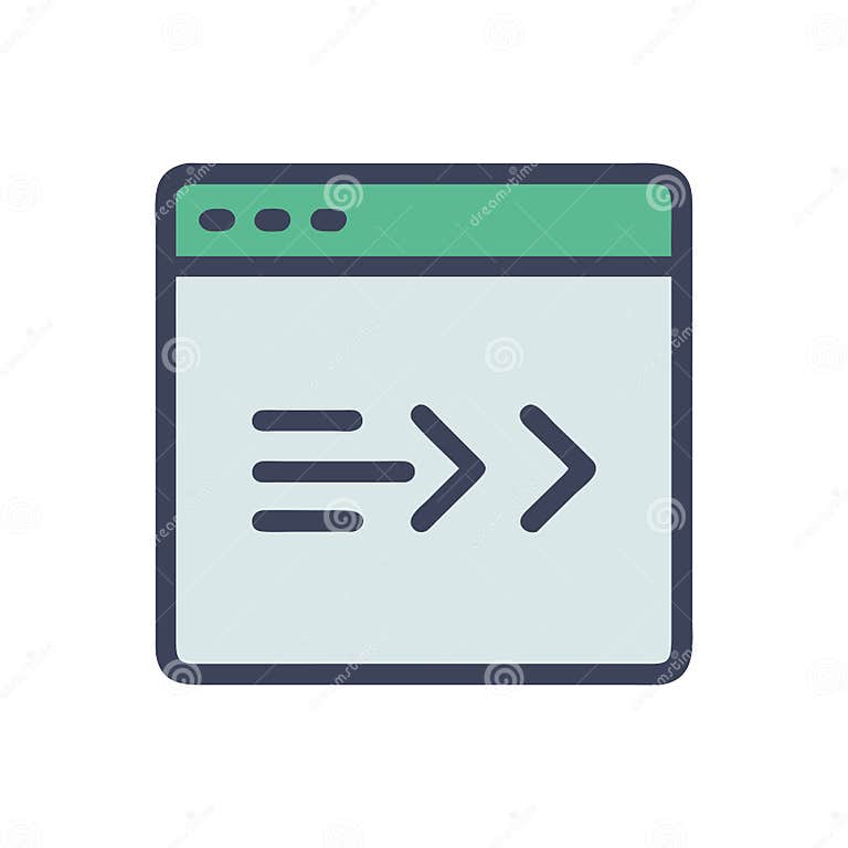 Shell Script Icon for Automation Tasks Stock Illustration ...