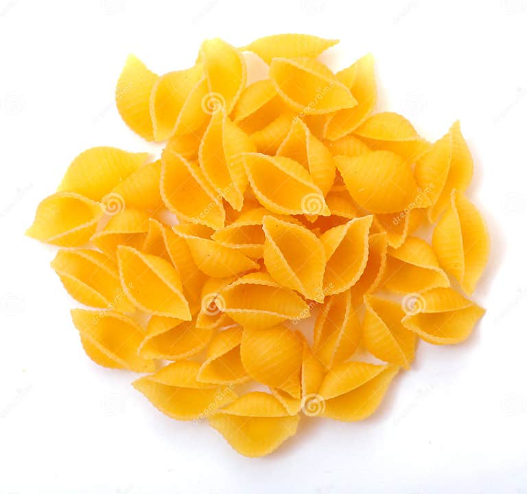 Shell shape pasta stock photo. Image of spaghetti, twists - 28456558