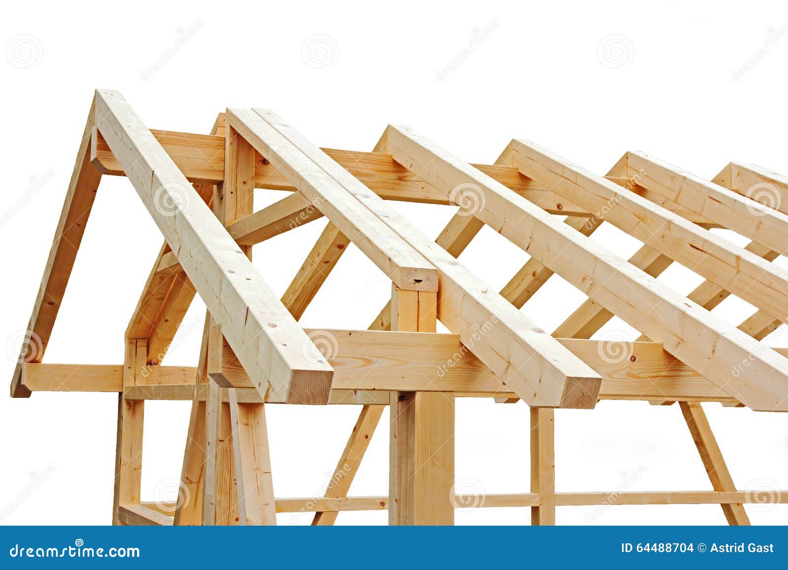 The Shell with a Small Wooden House Roof Stock Photo - Image of rafters ...