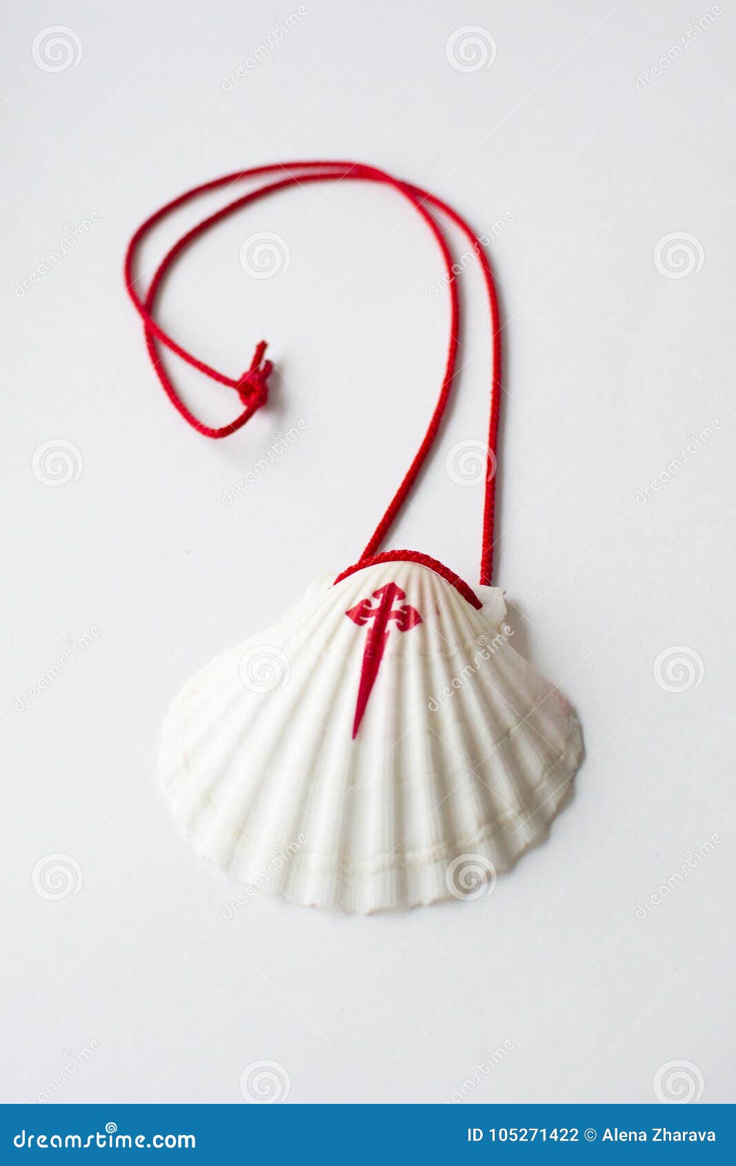 Shell Symbol of the Camino of Santiago De Compostela Stock Photo ...