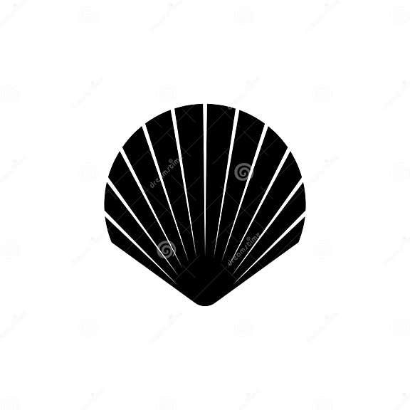 Shell Symbol Icon. Elements for Your Design Stock Vector - Illustration ...
