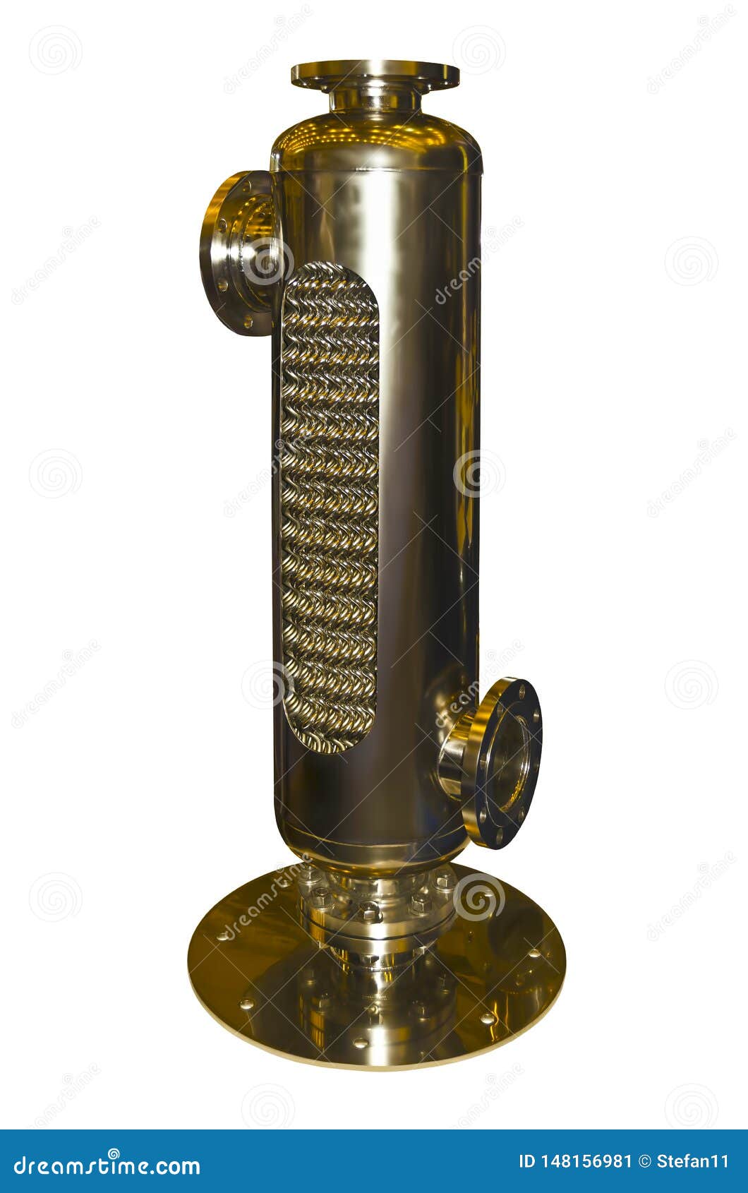 Shell-and-tube Shell-and-tube Heat Exchanger For Heat Exchange Between ...