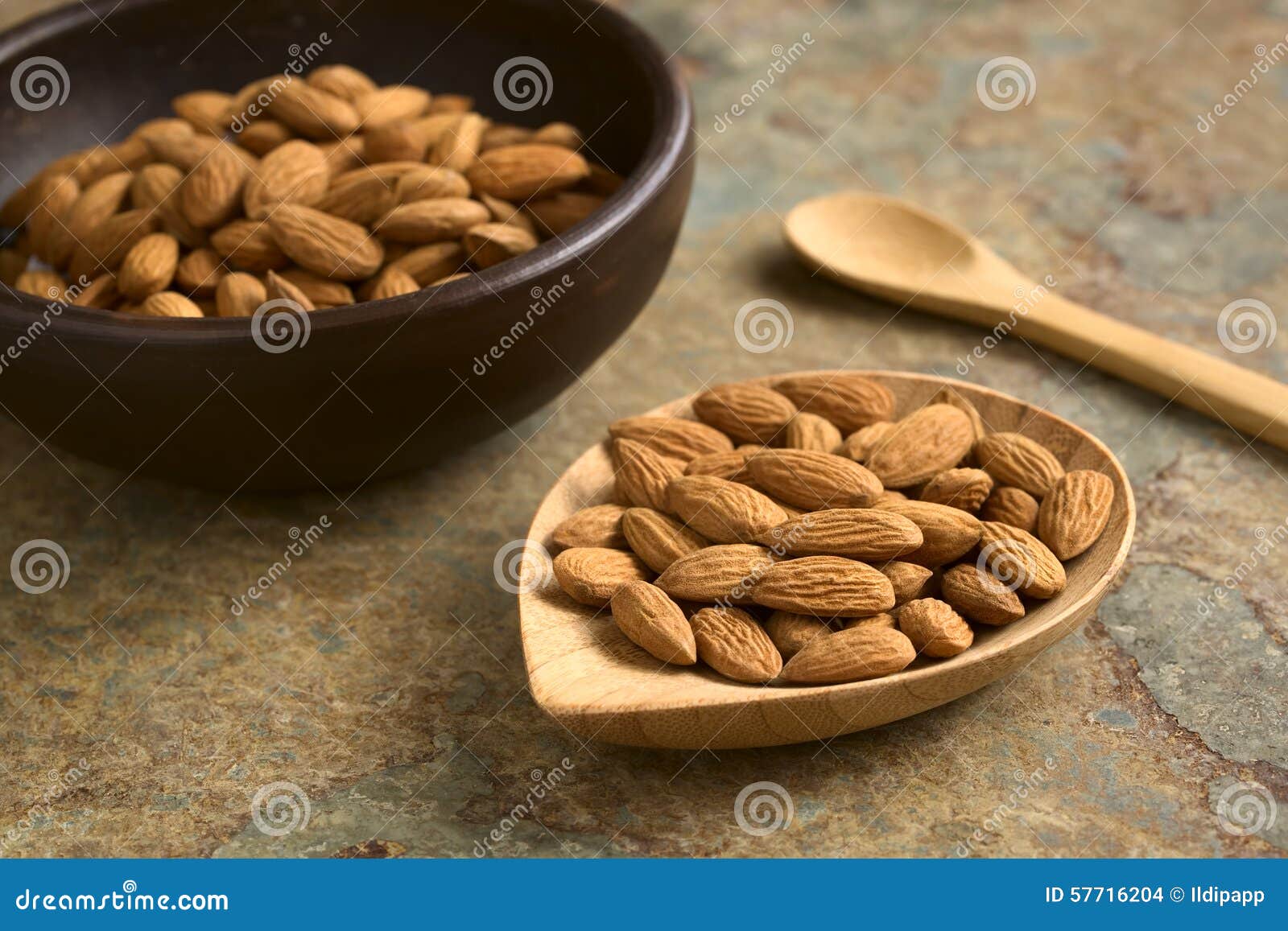 Shelled Almonds stock photo. Image of kernel, light, natural - 57716204