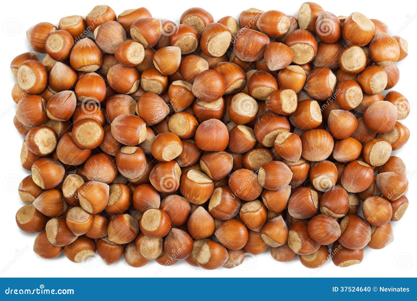 Shelled Hazelnuts Background Stock Photo - Image of fruit, dieting ...
