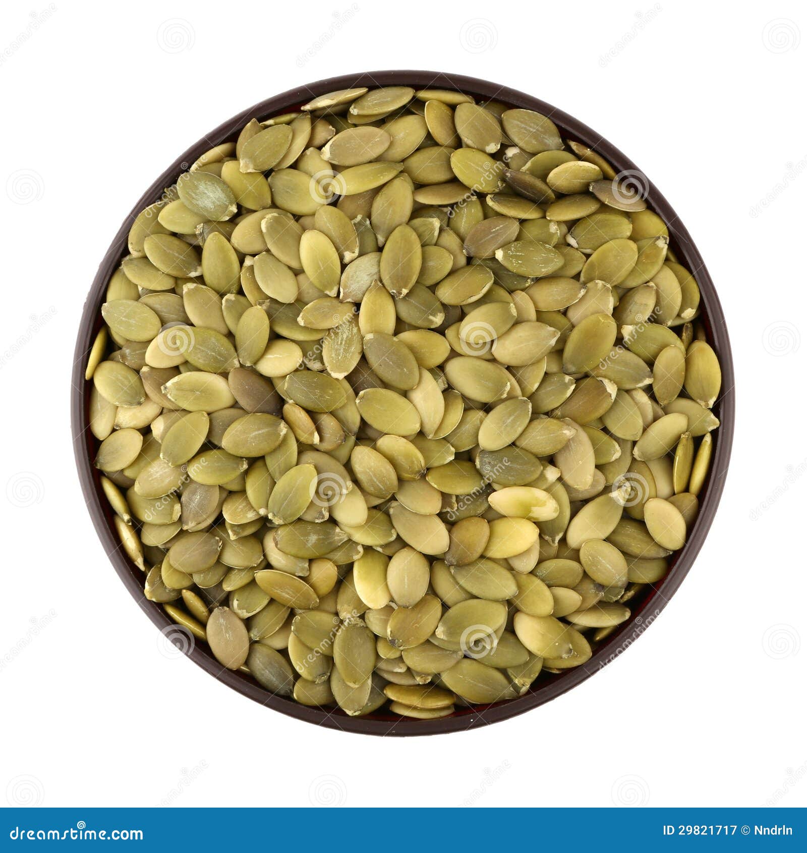 Shelled Pumpkin Seed in the Bowl Stock Image - Image of pumpkin ...