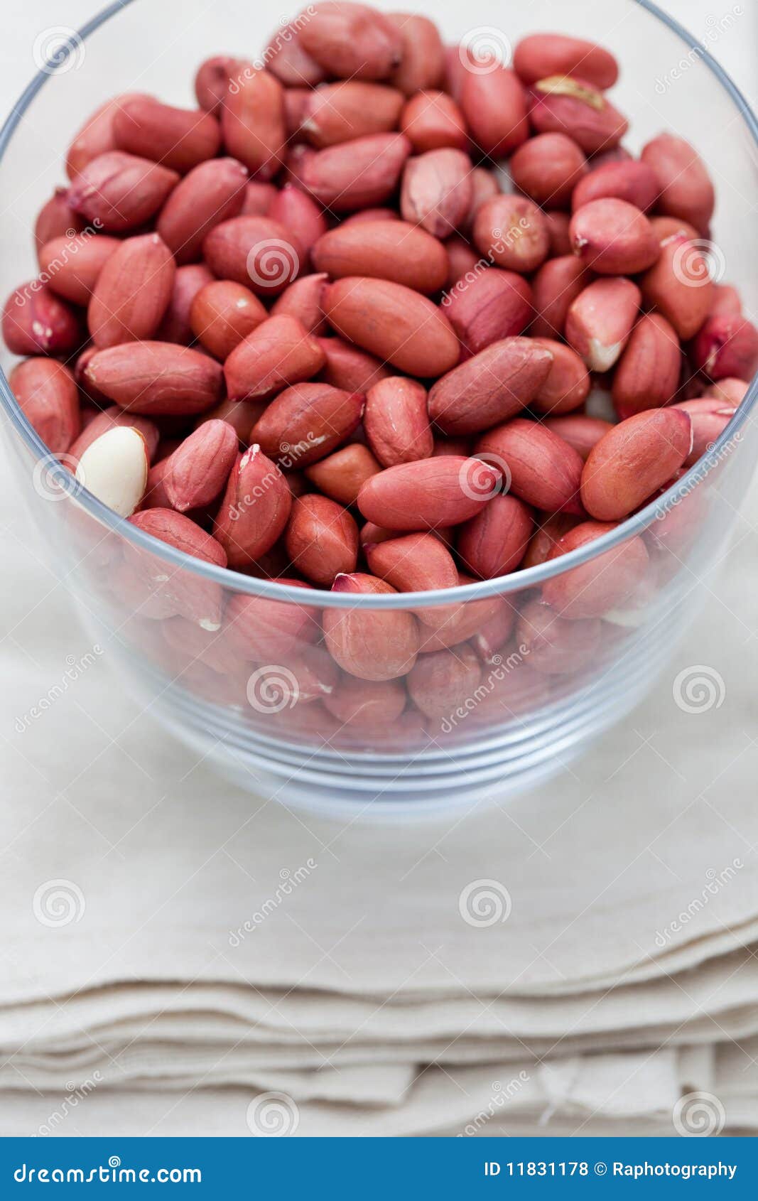 Shelled red peanuts stock photo. Image of nutrition, food - 11831178