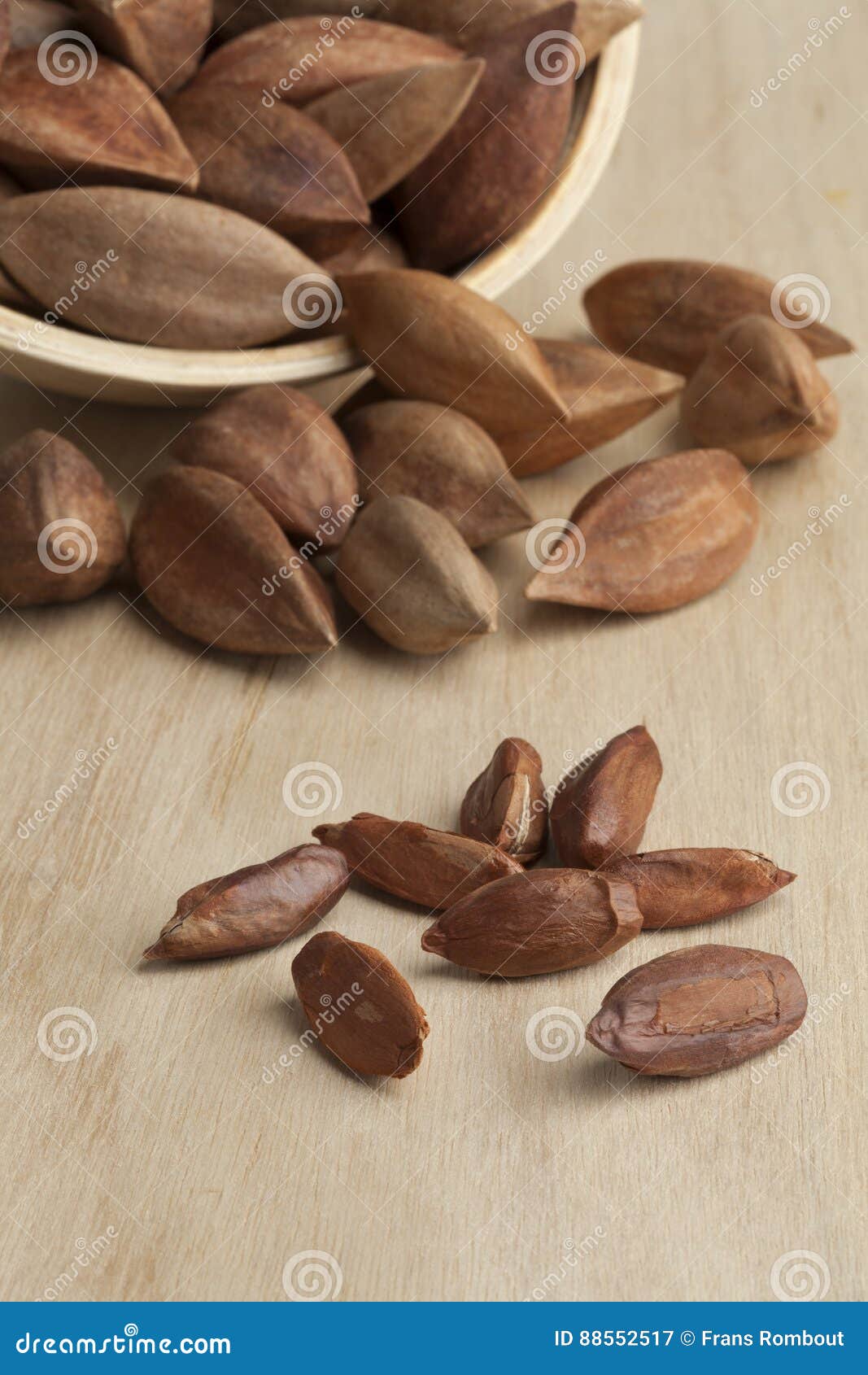 Shelled and Unshelled Pili Nuts Stock Image - Image of nuts, organic ...