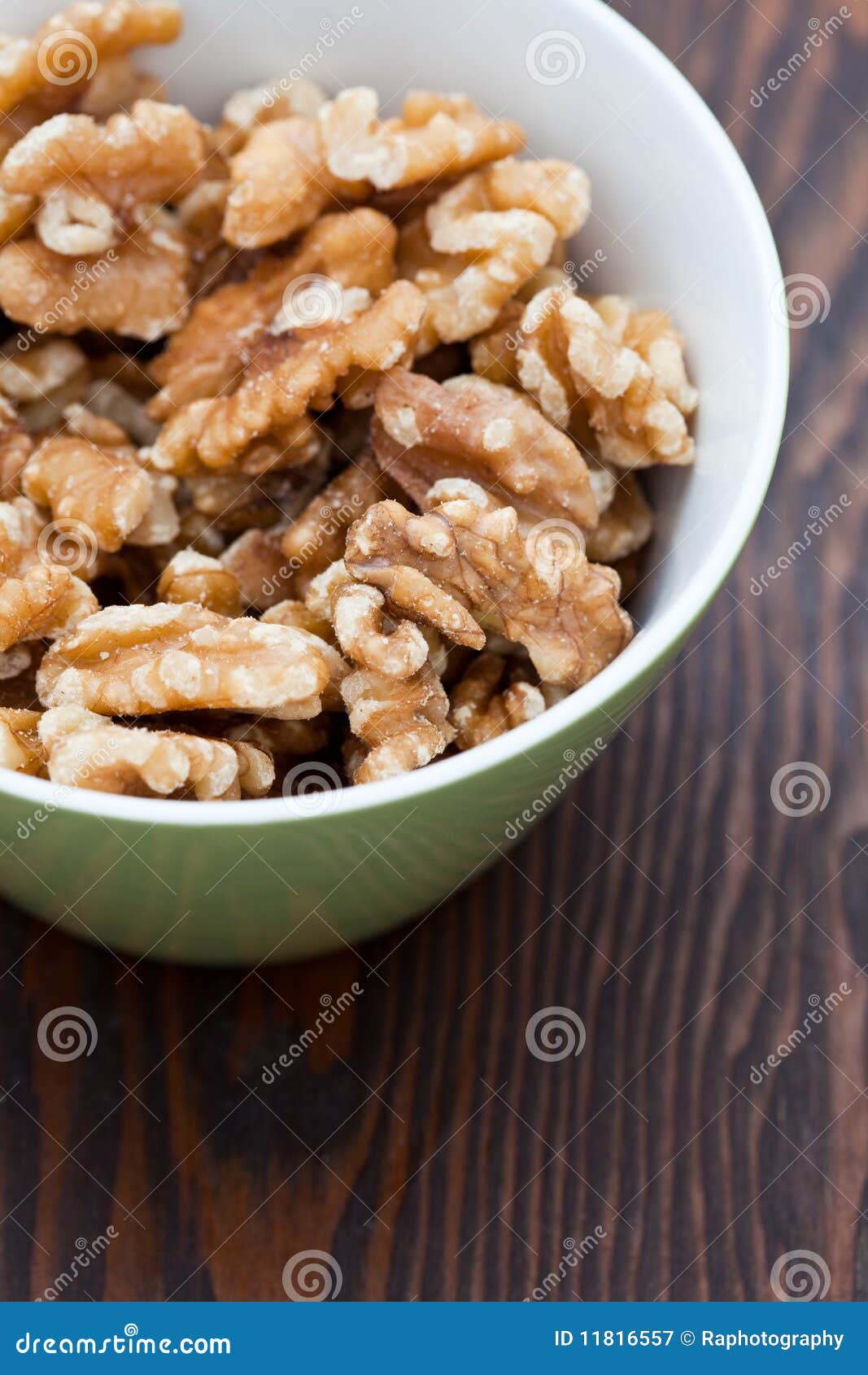 Shelled walnuts stock image. Image of color, wooden, natural - 11816557