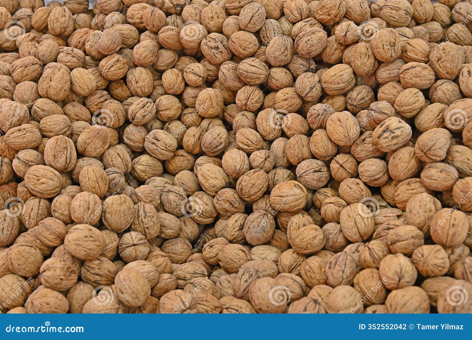 Shelled Walnuts on the Market Stall Stock Photo - Image of texture ...