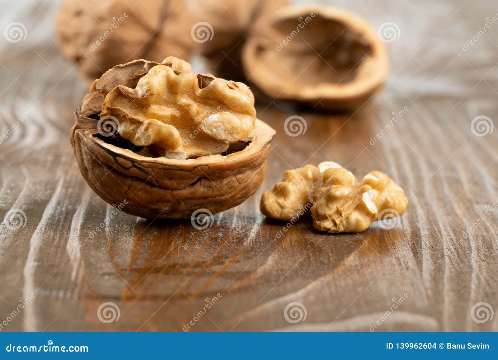 Shelled walnuts stock photo. Image of fresh, diet, nutshell - 139962604