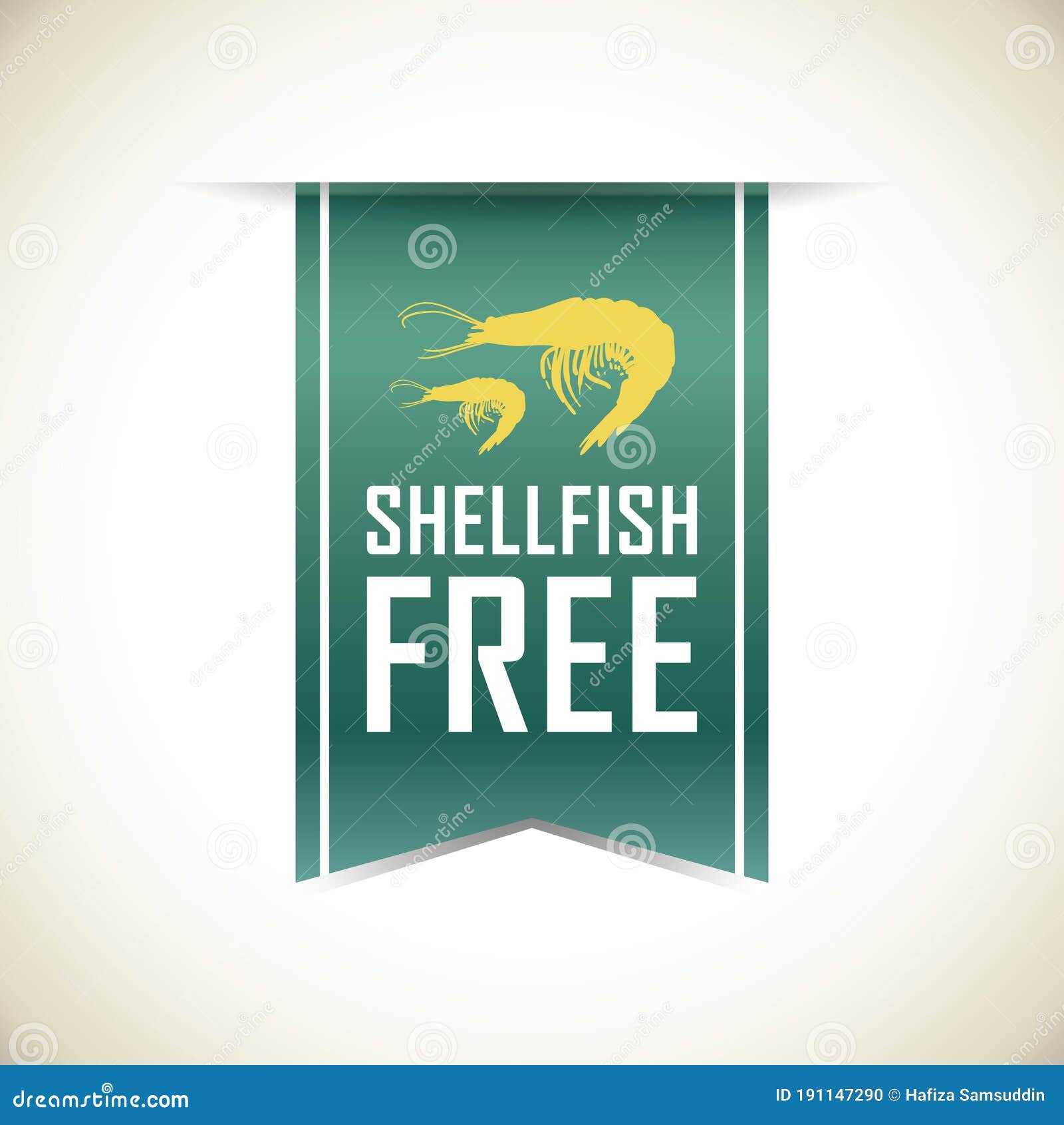 Shellfish Free Banner. Vector Illustration Decorative Design Stock ...