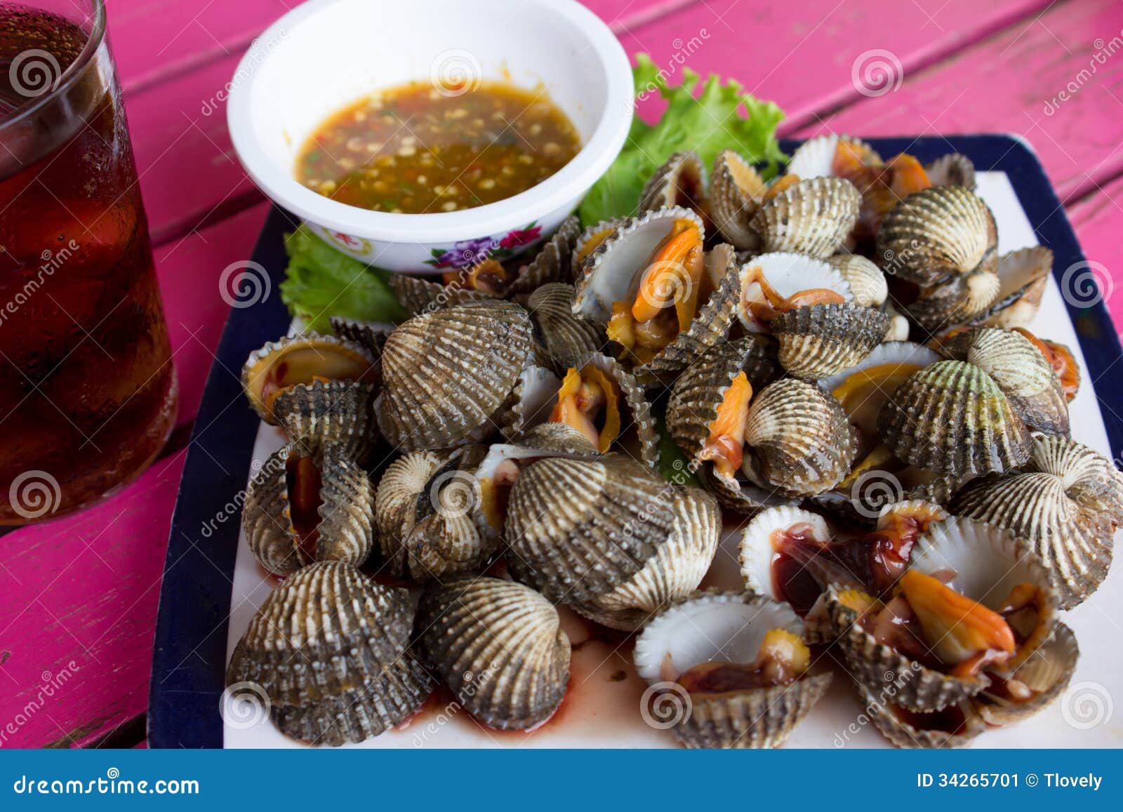 Shellfish thai food stock image. Image of food, fresh - 34265701