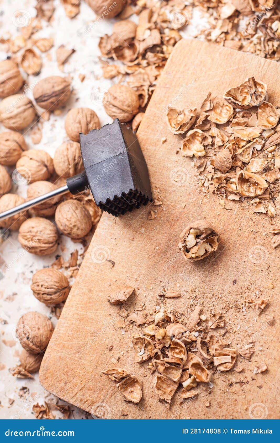 Shelling walnuts stock photo. Image of czech, home, cracker - 28174808