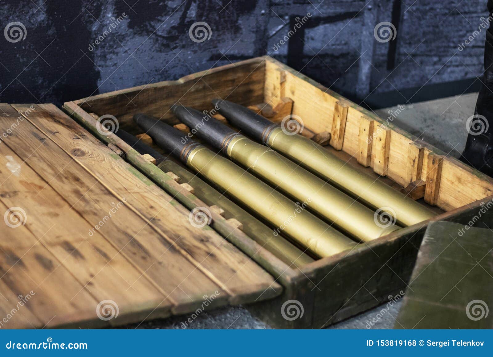 Shells from the Gun are in the Box. New Ammunition from Brass are in ...