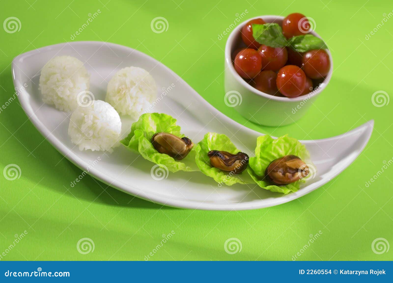 Shells with rice stock photo. Image of pepper, beauty - 2260554