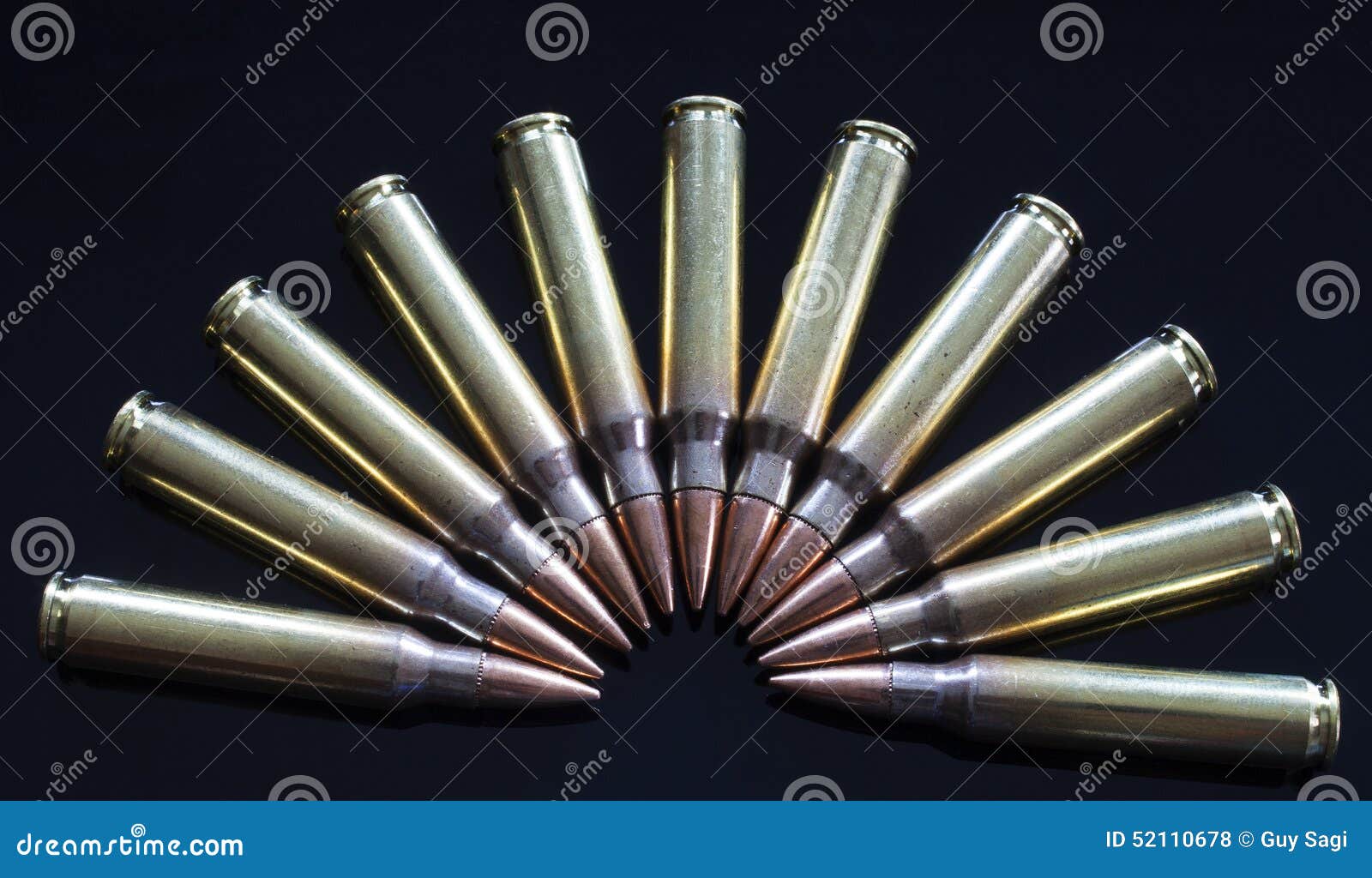 Shells with Steel Core Bullets Stock Photo - Image of piercing, black ...