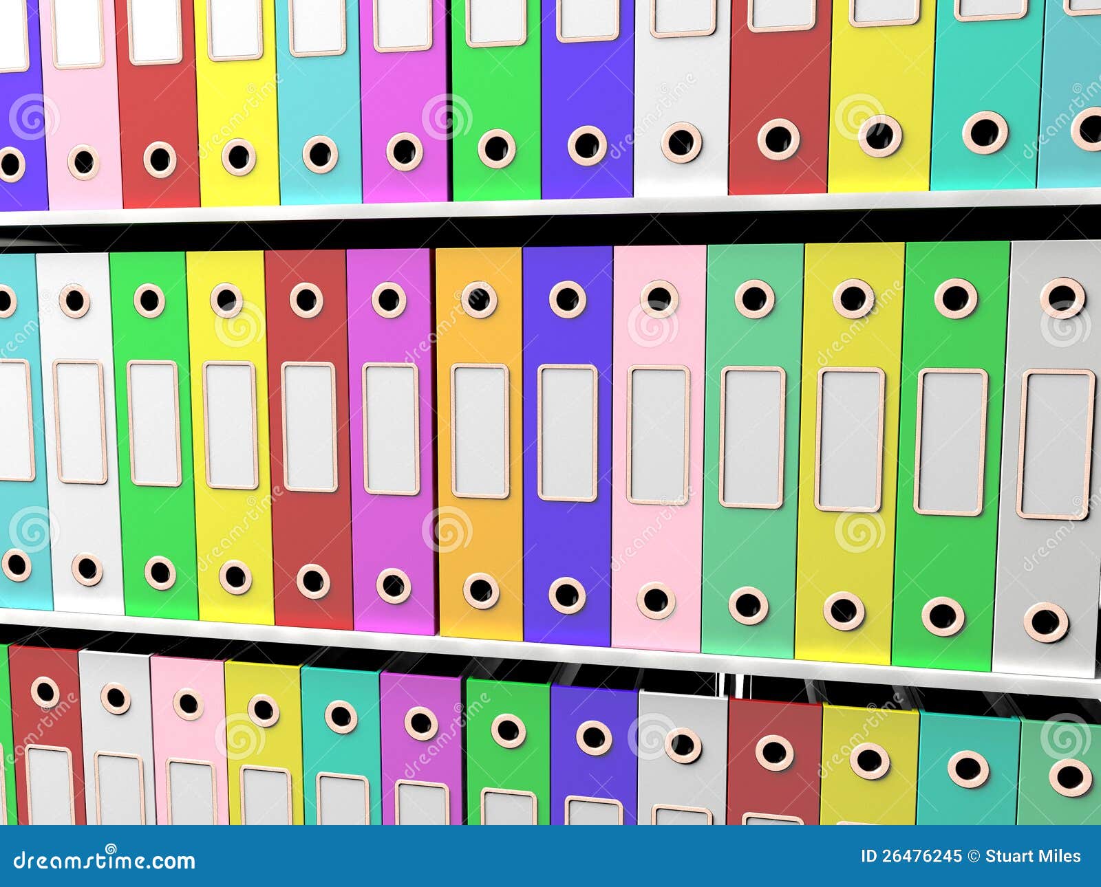Shelves of Files for Getting Office Organized Stock Illustration ... Shelves of Files for Getting Office Organized Stock Illustration ...
