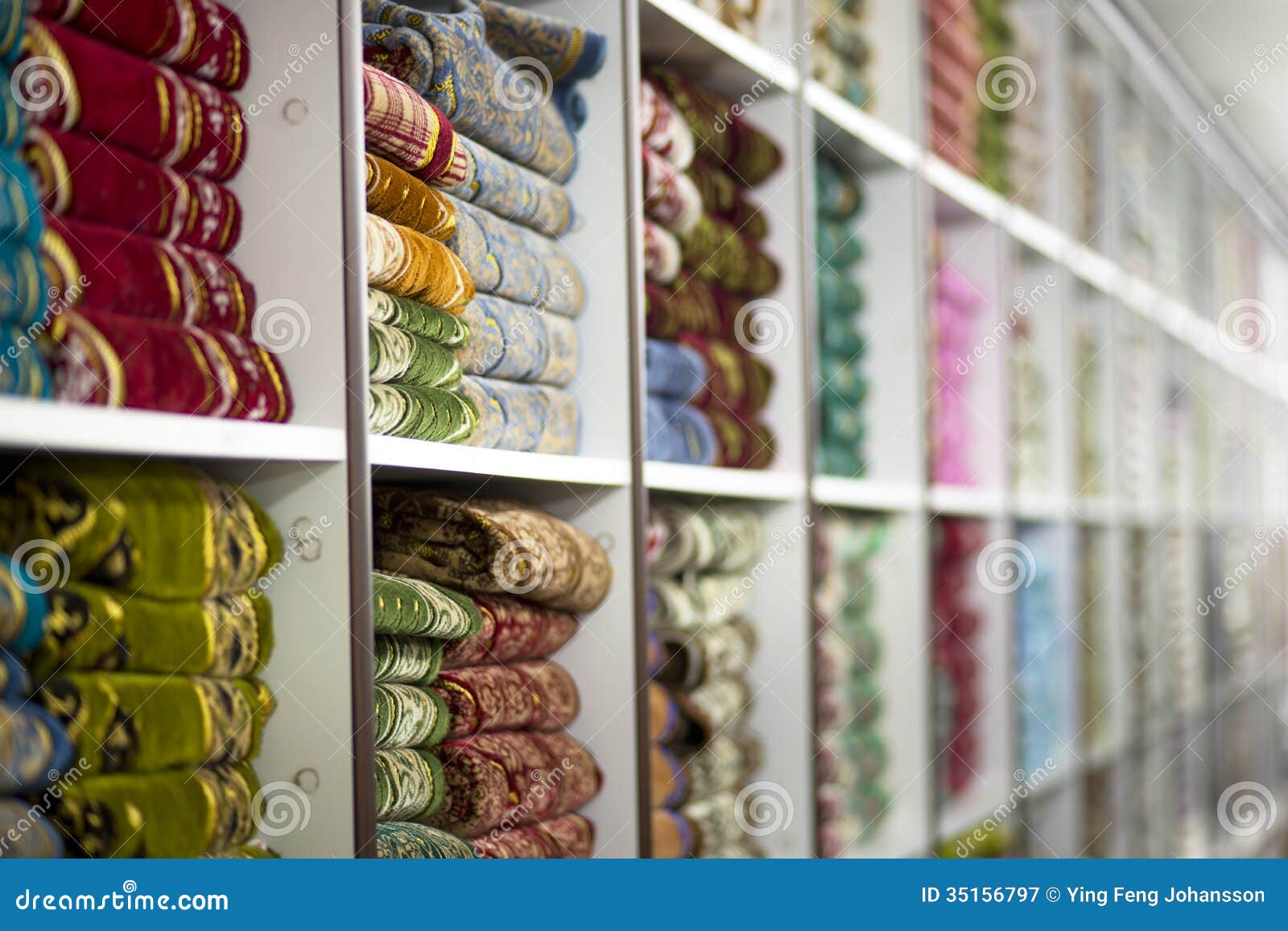 Shelves with rugs stock image. Image of rugs, orient - 35156797