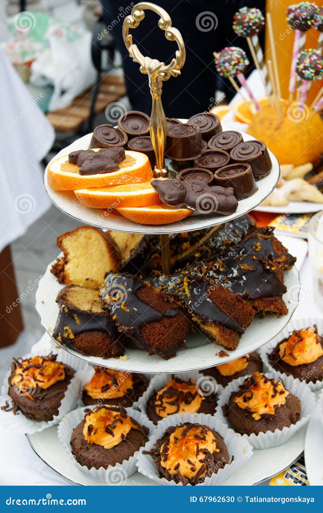 Shelves with sweets stock photo. Image of dissected, dainty - 67962630