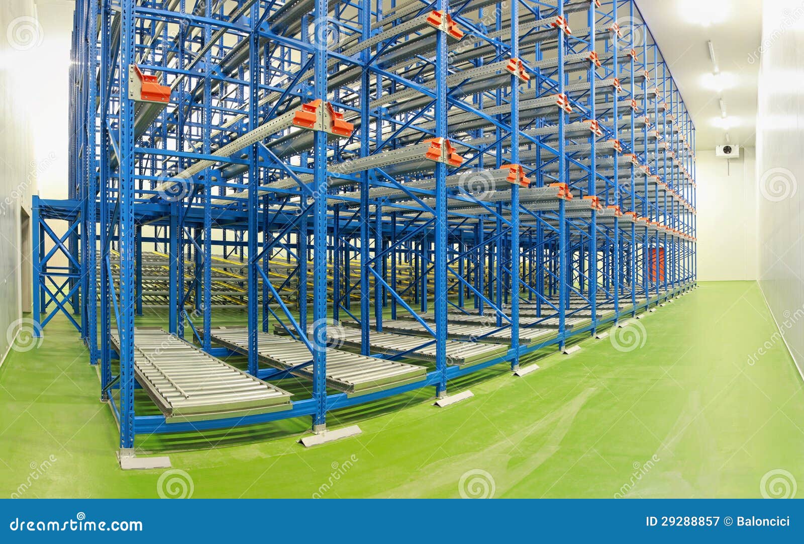 Shelving system warehouse stock image. Image of shelf - 29288857