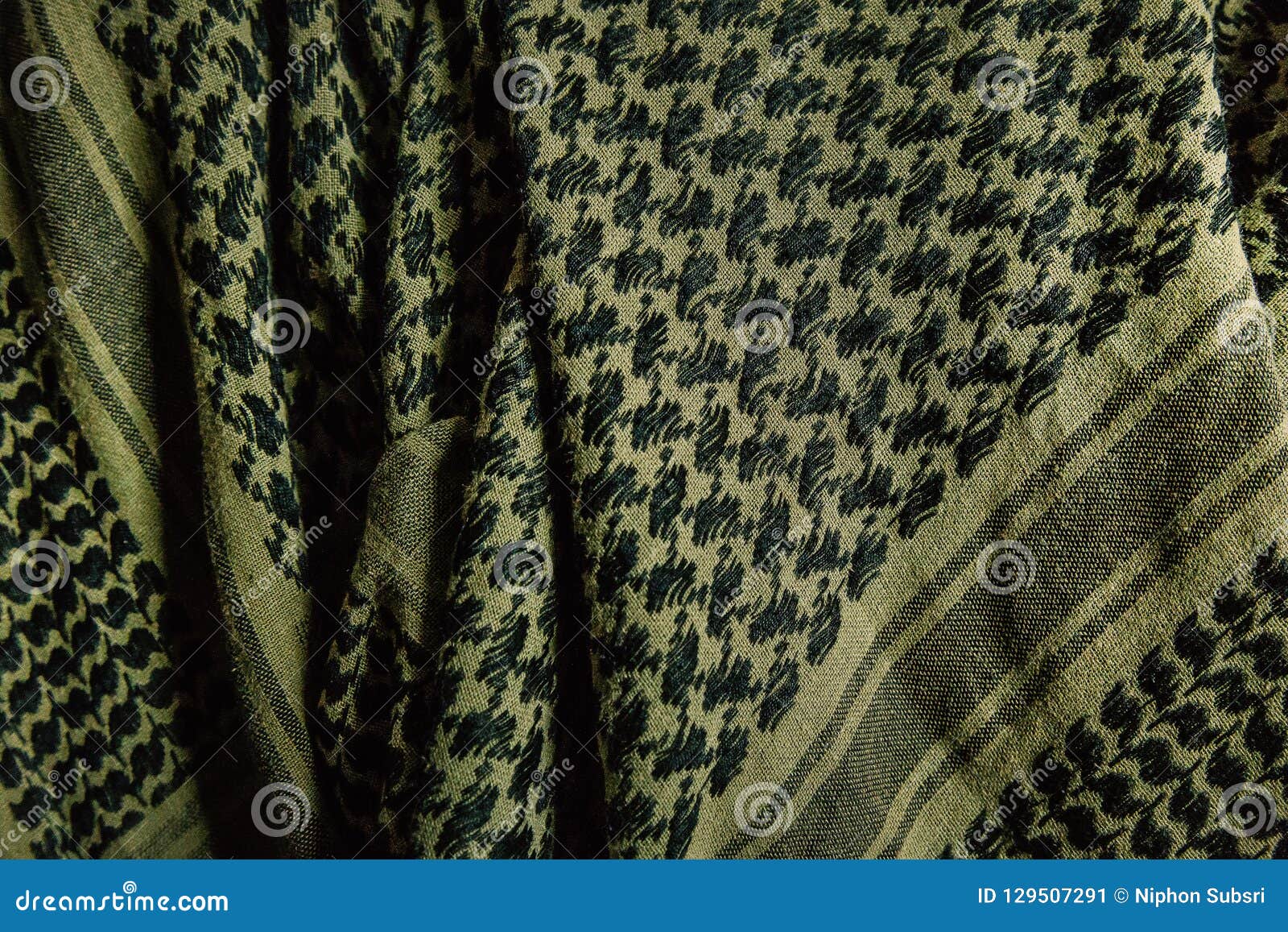 Shemagh Cloth Image for Abstract Background. Stock Image - Image of ...