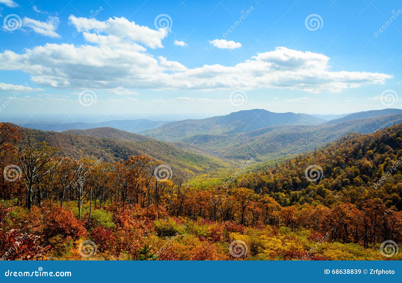 Shenandoah National Park stock image. Image of piedmont - 68638839