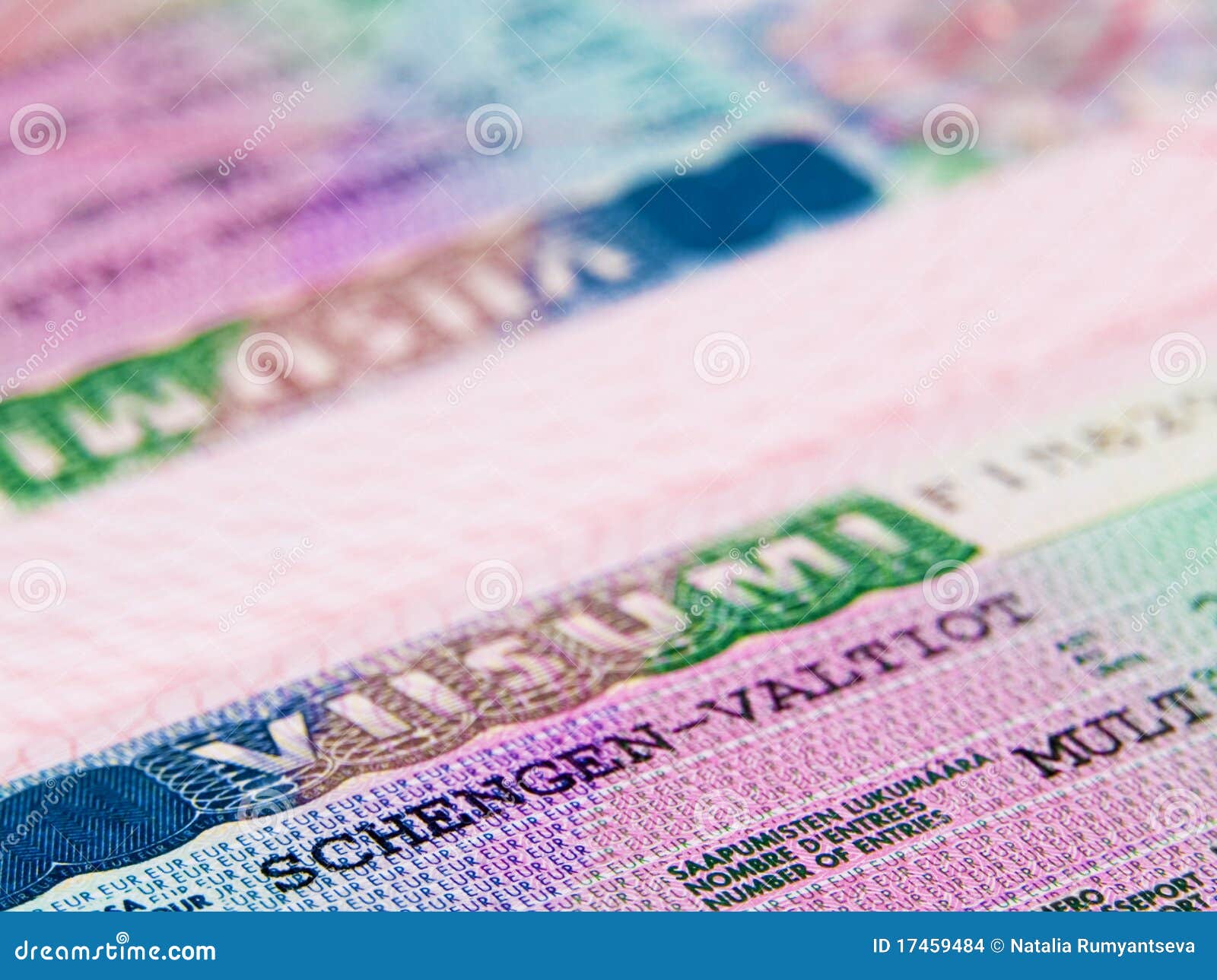 Shengen visa stock photo. Image of rate, finnish, immigrate - 17459484