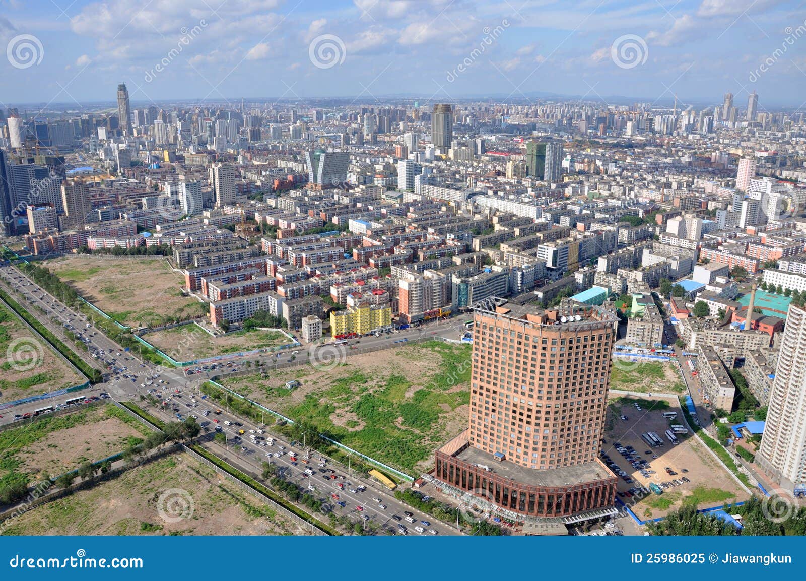 Shenyang City Skyline, Liaoning, China Stock Image - Image of ...