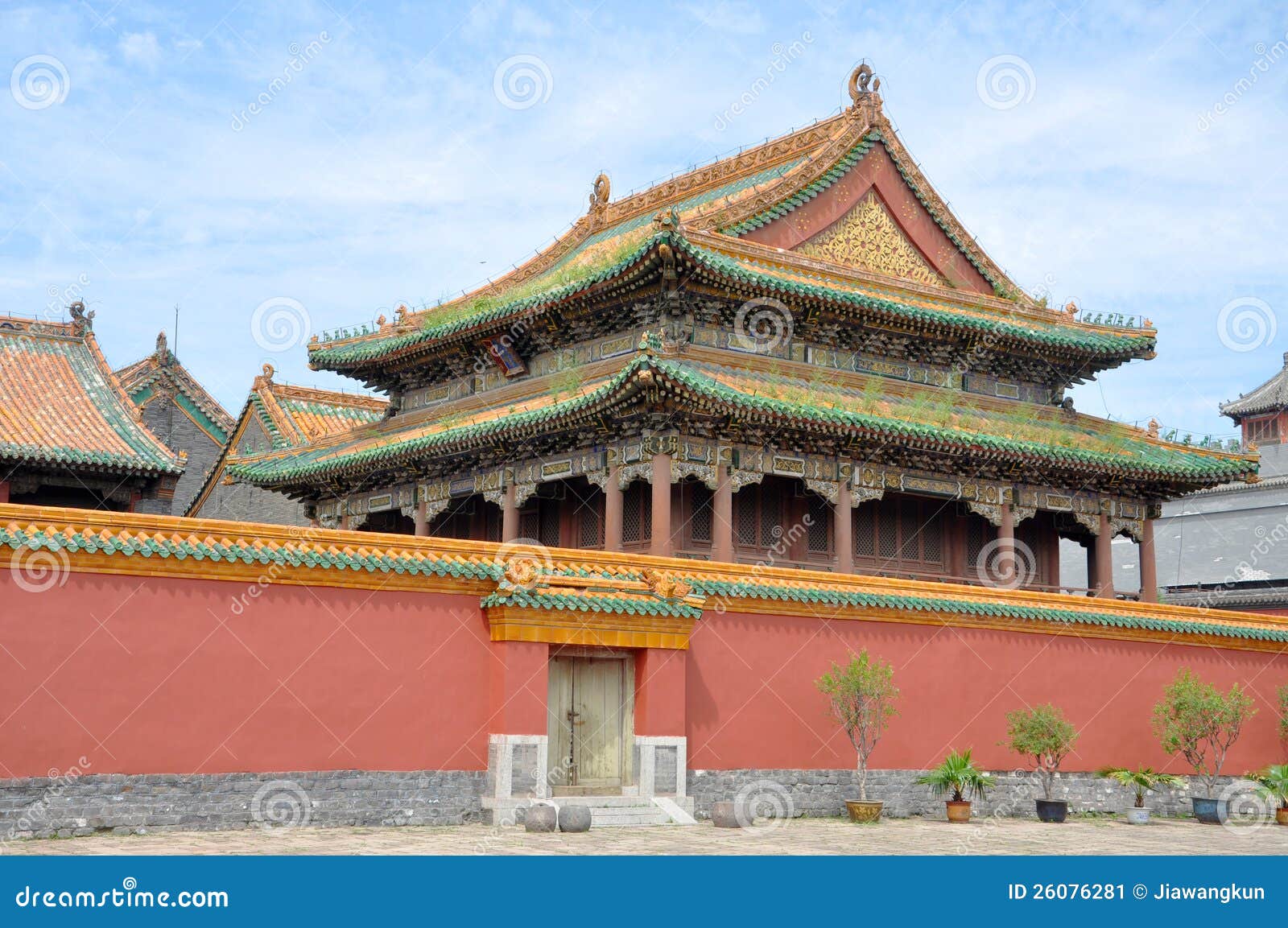 Shenyang Imperial Palace, China Stock Image - Image of cultural ...