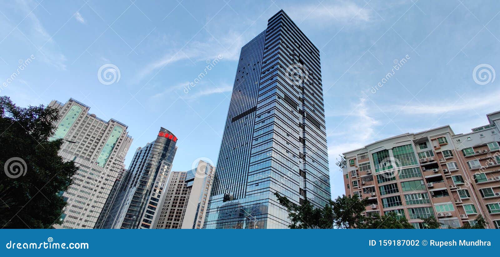 Shenzhen Buildings, China editorial photography. Image of buildings ...