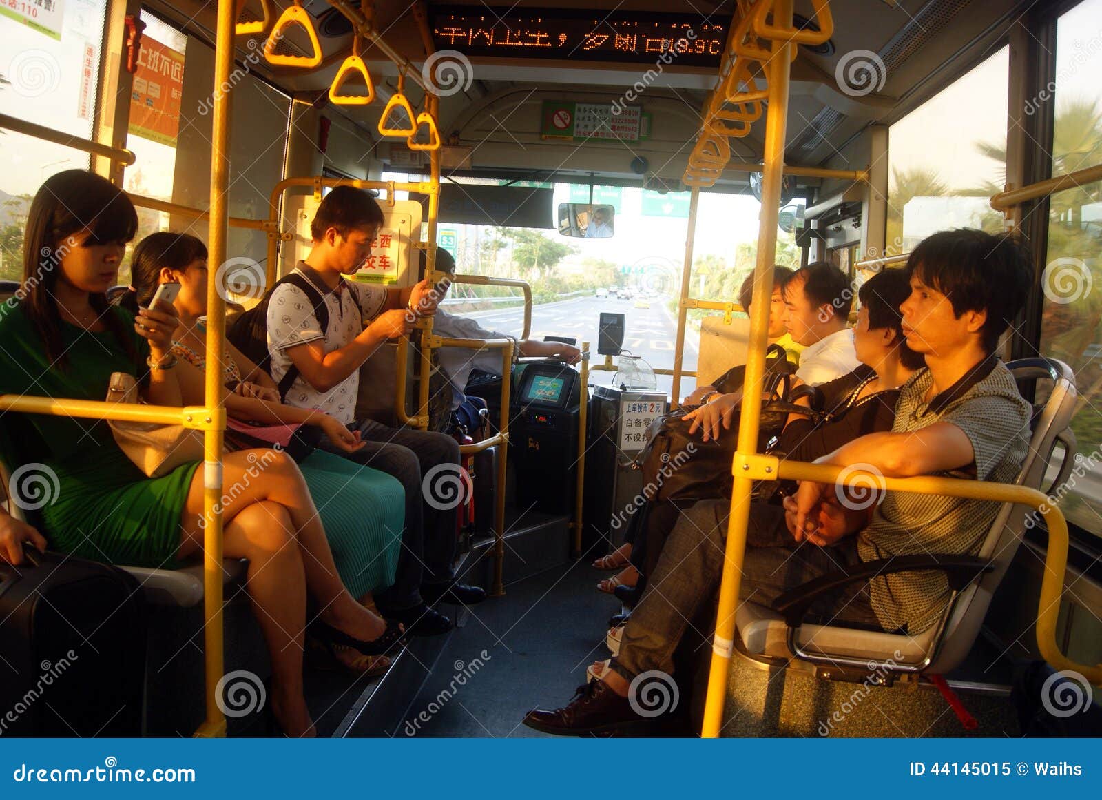 Shenzhen, China: buses editorial image. Image of tourists - 44145015