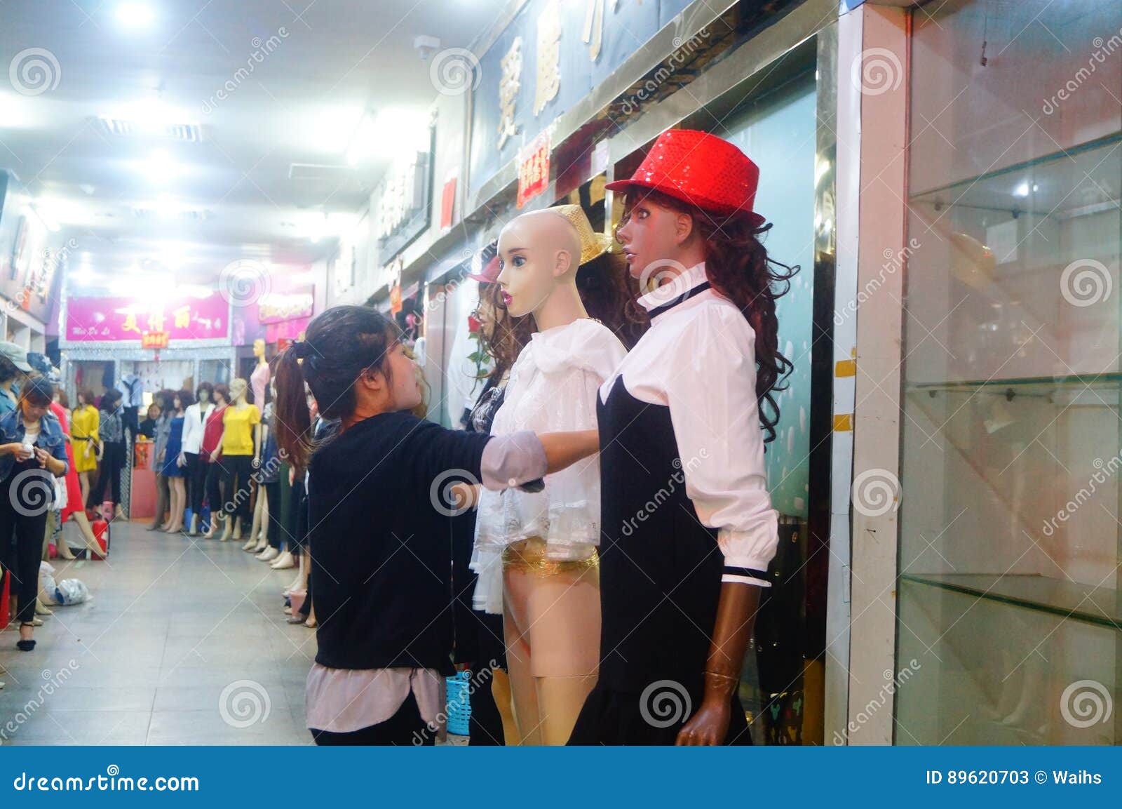 Shenzhen, China: Female Plastic Models Editorial Stock Photo - Image of ...