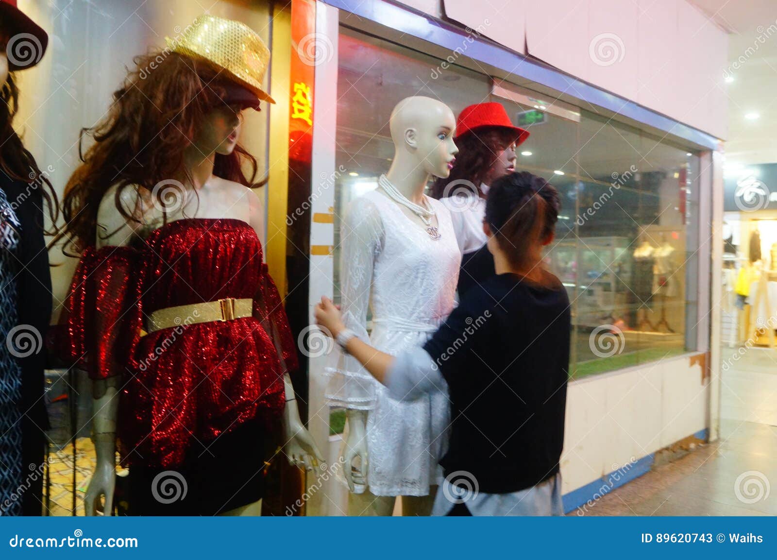 Shenzhen, China: Female Plastic Models Editorial Stock Photo - Image of ...