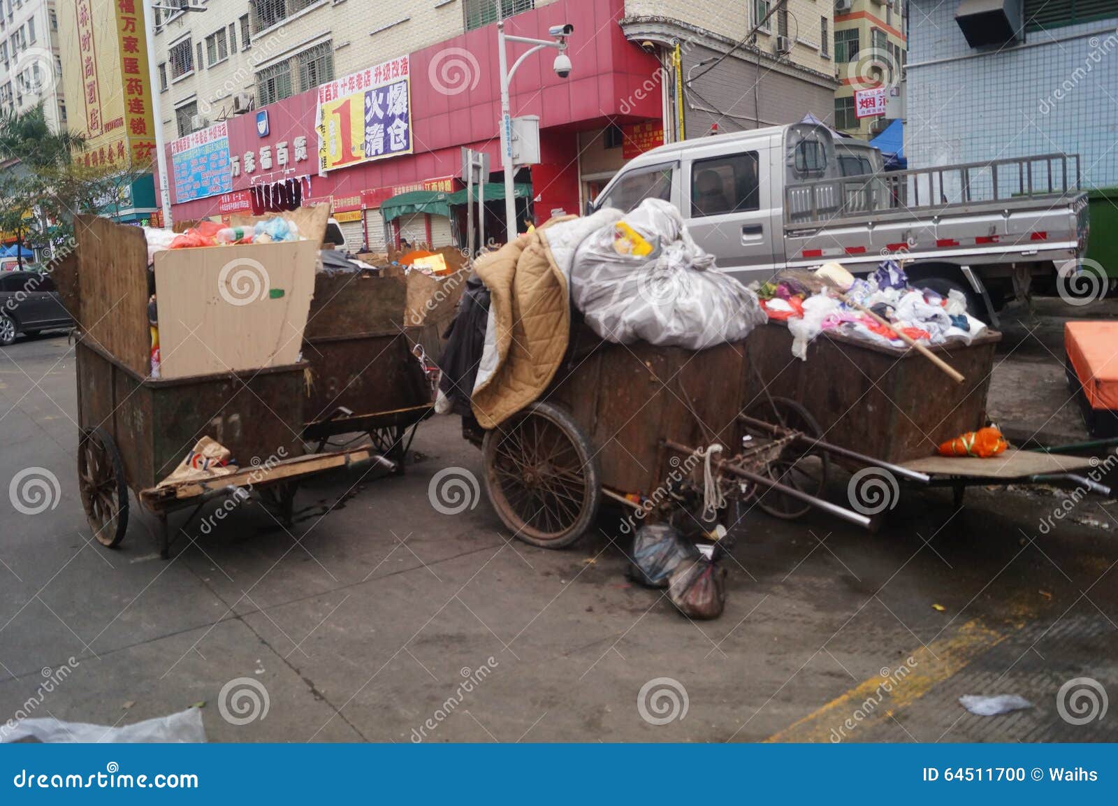 Shenzhen, China: Garbage Transfer Points Editorial Image - Image of ...