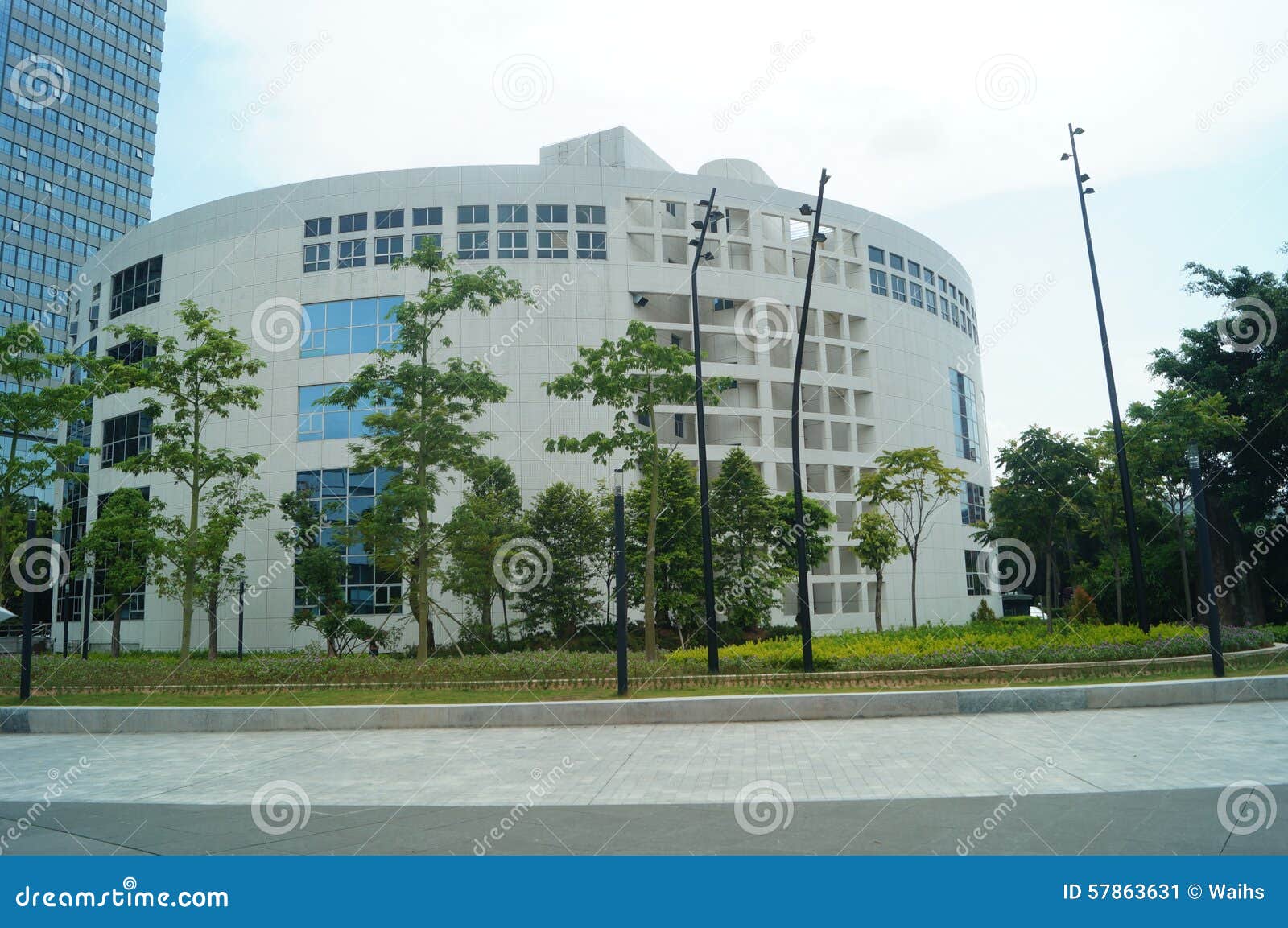Shenzhen, China: Library Architecture Royalty-Free Stock Photo ...