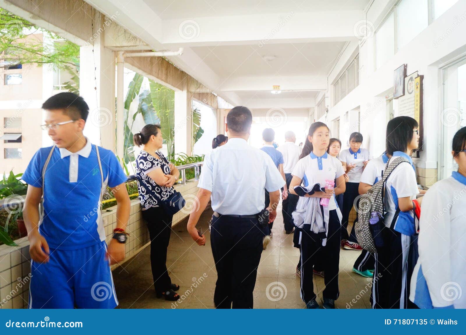 Shenzhen, China: Middle School Classroom Editorial Image - Image of ...