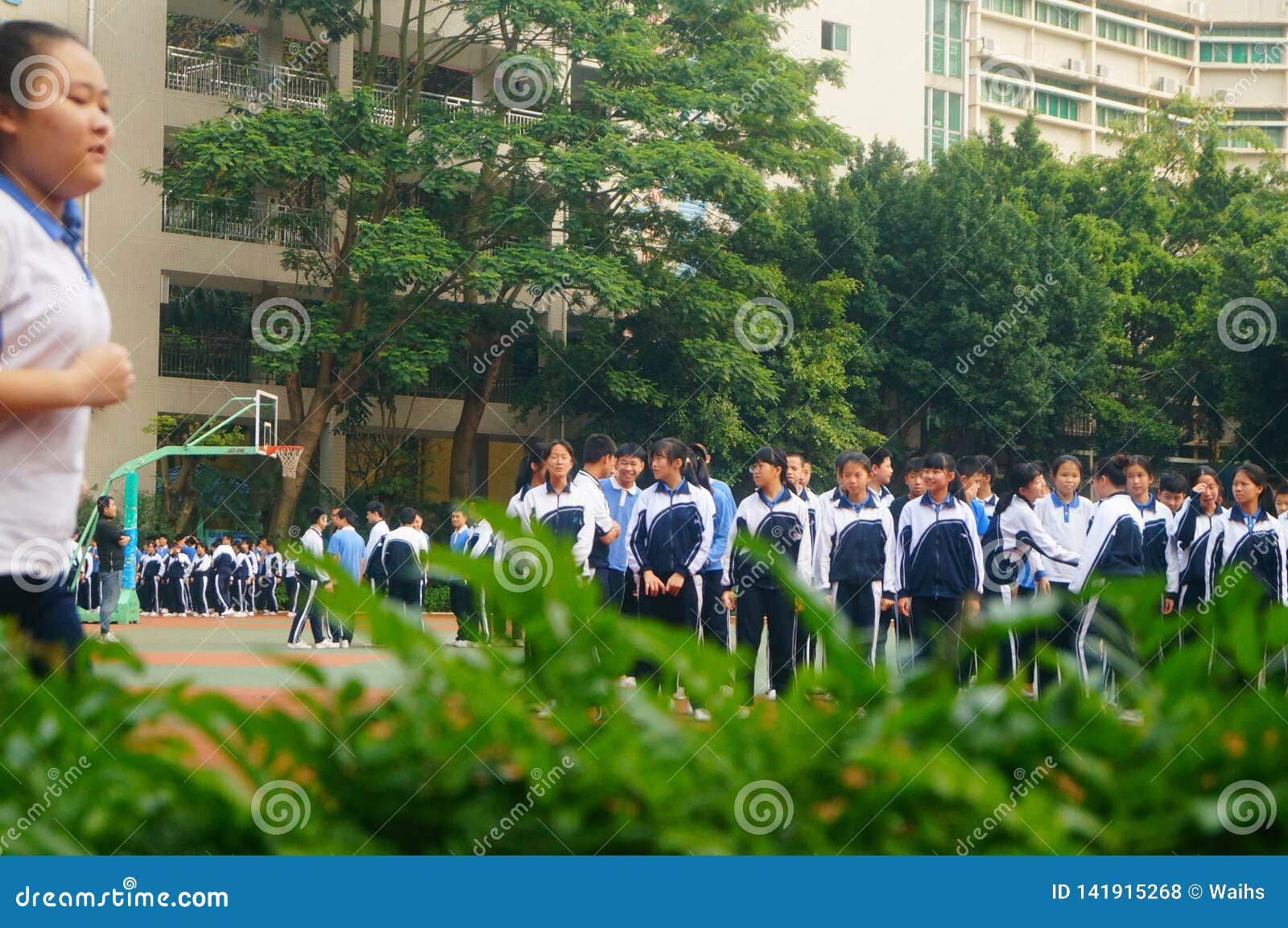 Shenzhen, China: Middle School Students Take Physical Education Classes ...