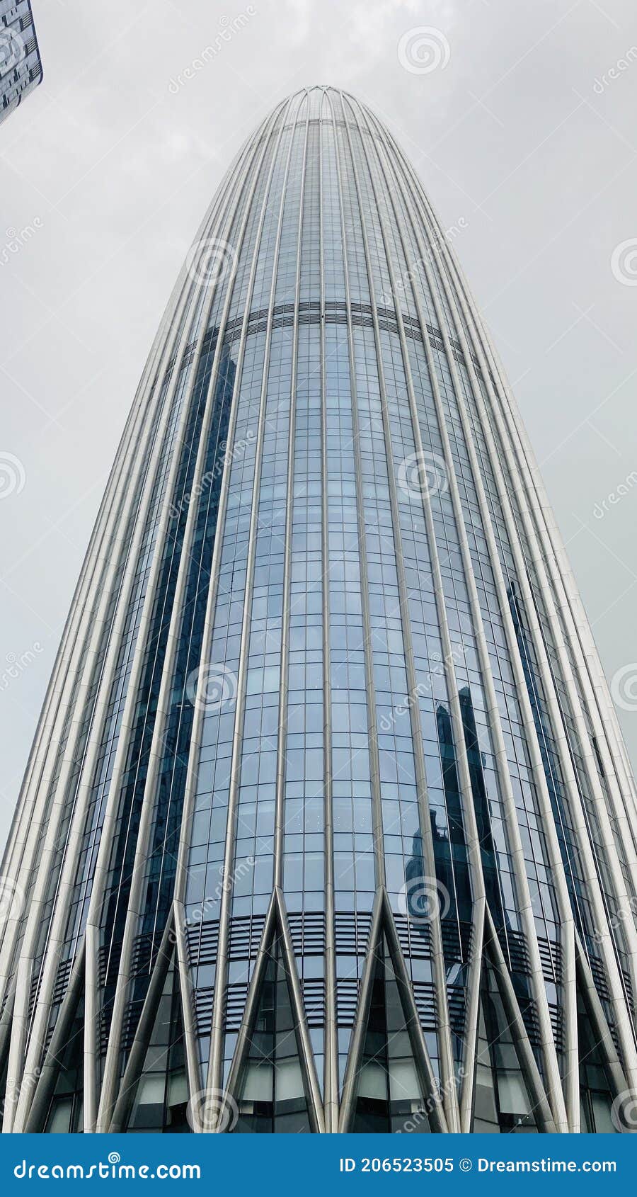 ShenZhen China Resources Tower Stock Image - Image of facade, landmark ...