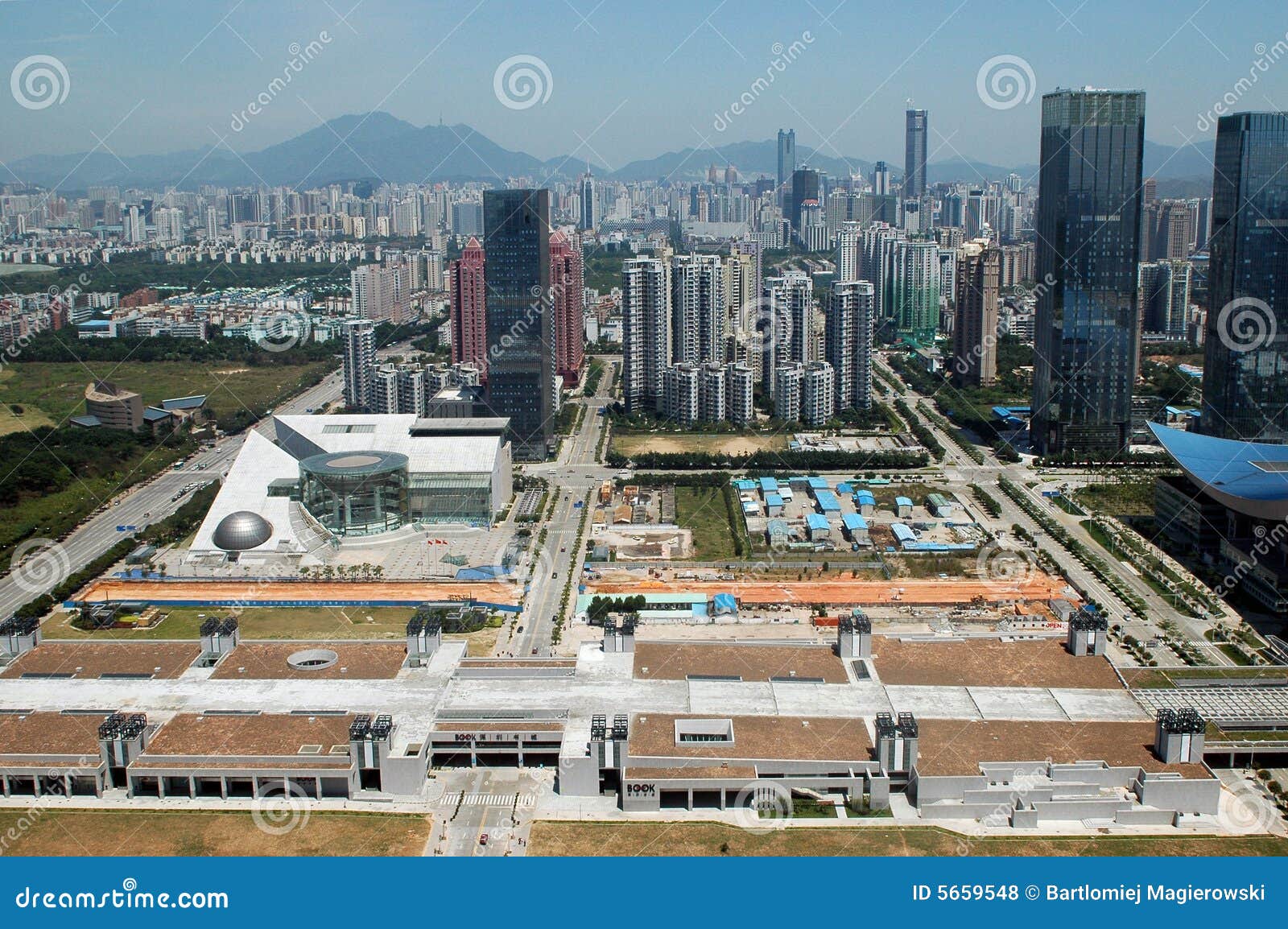 Shenzhen city landscape stock photo. Image of shenzhen - 5659548