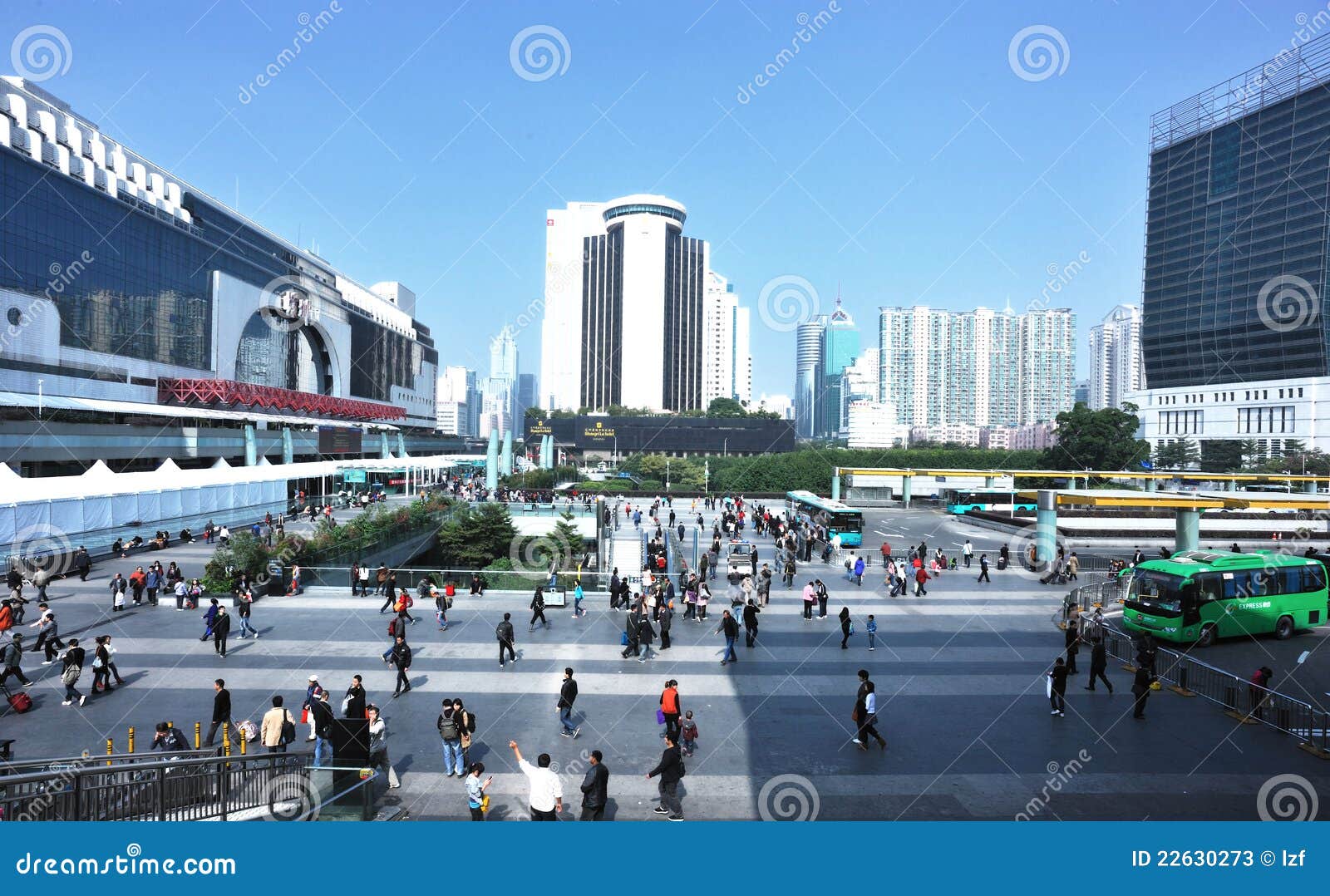 Shenzhen City Railway Station Editorial Stock Photo - Image of broaded ...