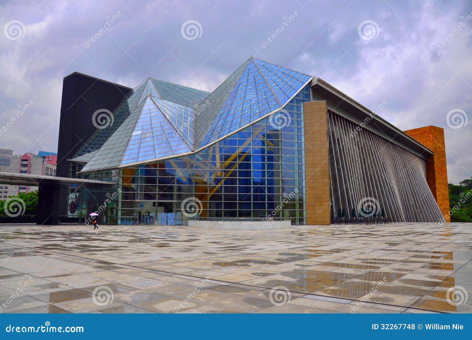 Shenzhen Concert Hall stock photo. Image of fashion, blue - 32267748