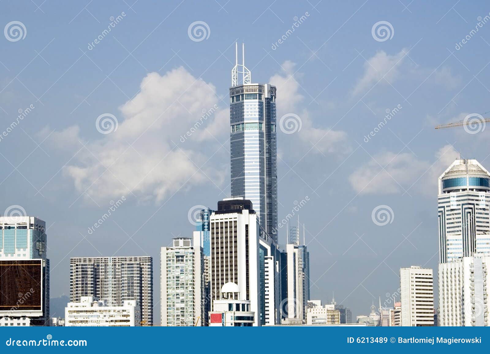 Shenzhen - Futian district stock image. Image of urbanization - 6213489