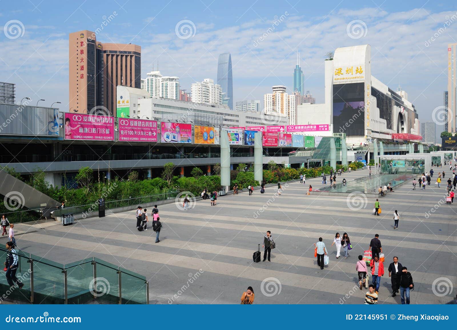 Shenzhen Railway Station Square Editorial Photo - Image of plaza, asia ...