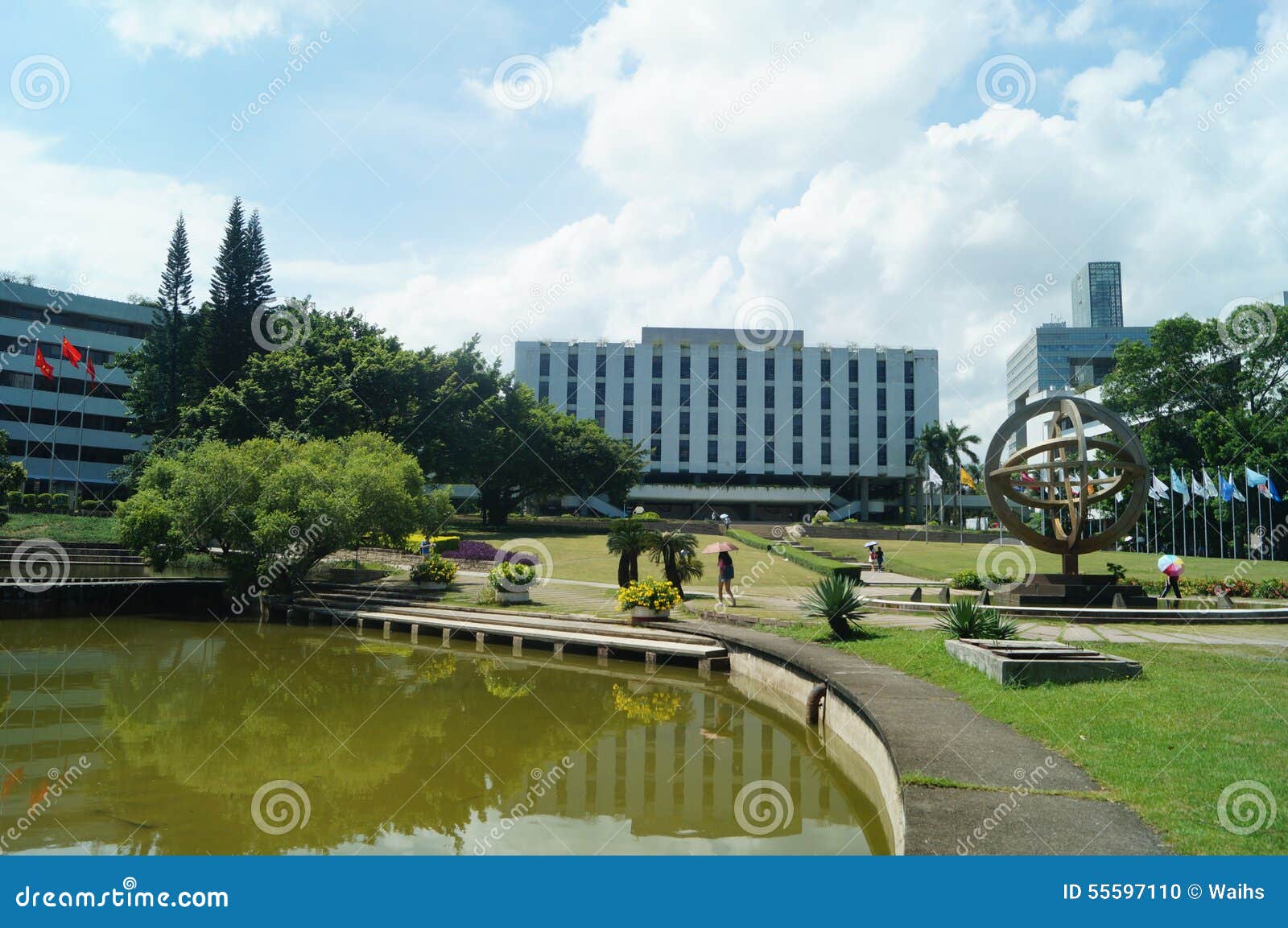Shenzhen University: Campus Environment Editorial Image - Image of ...